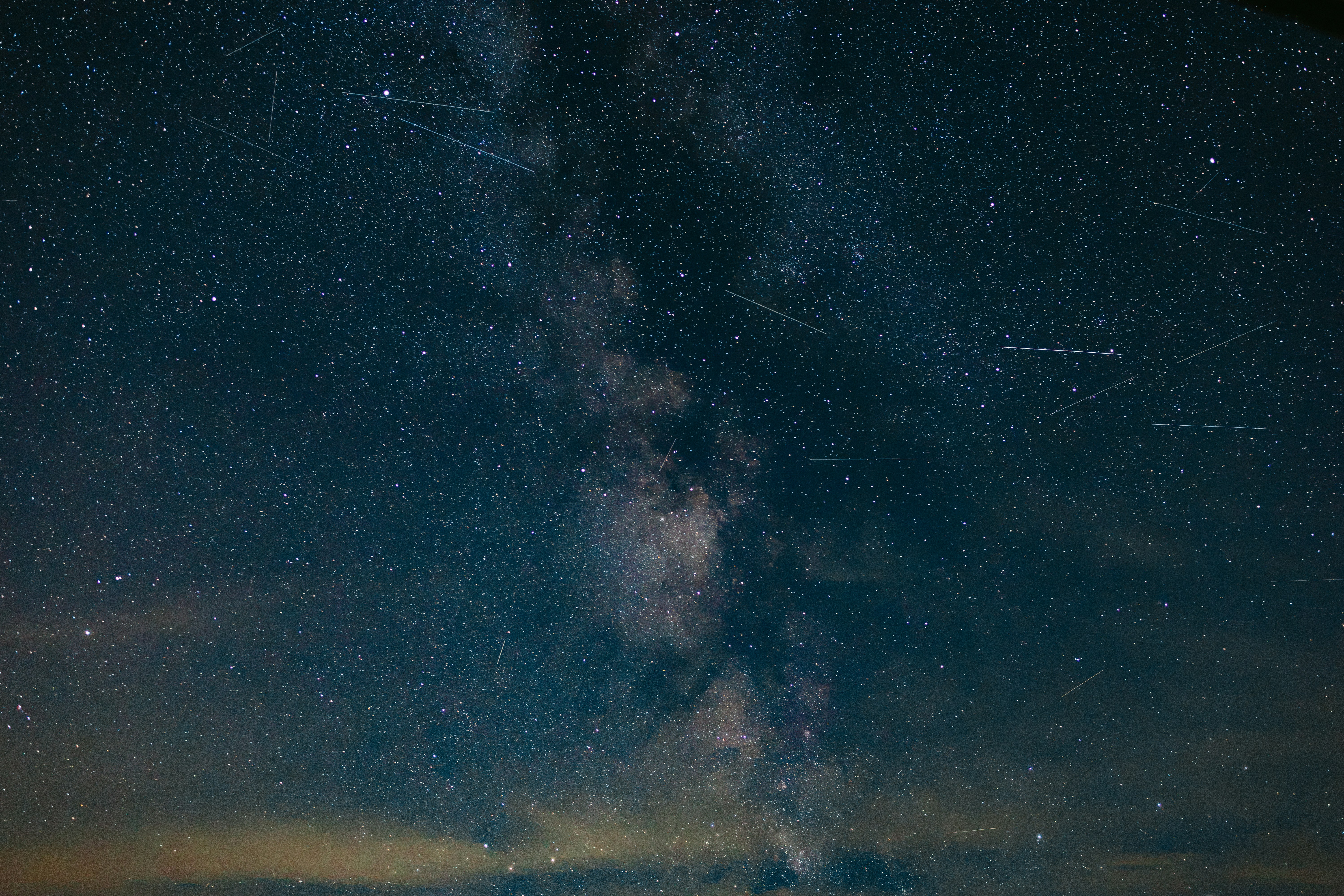 Milky Way Veil Over Quiet Horizon