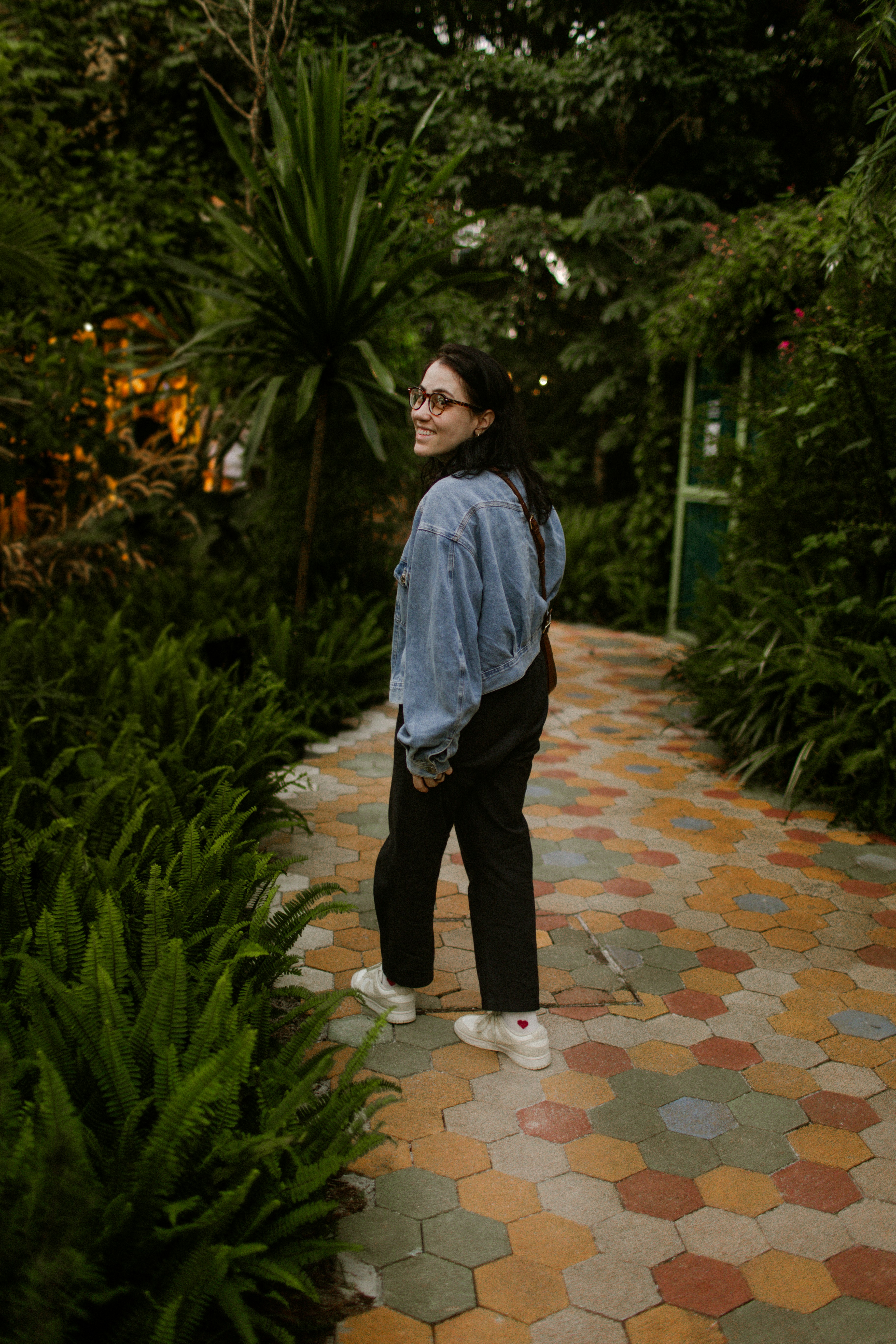 Garden Path Portrait: A Quiet Turn in the Green Corridor