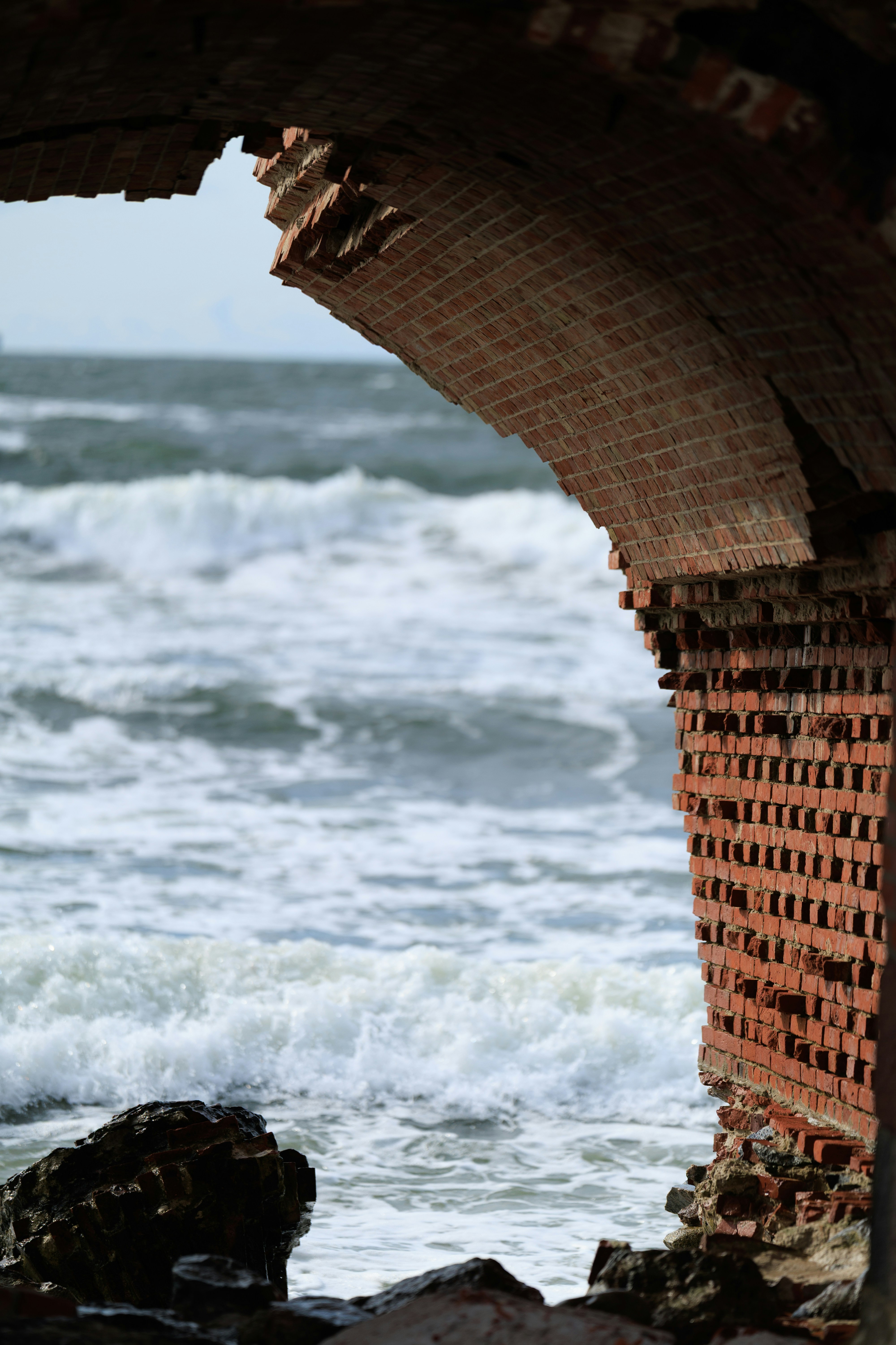 Arc of Bricks Over the Sea