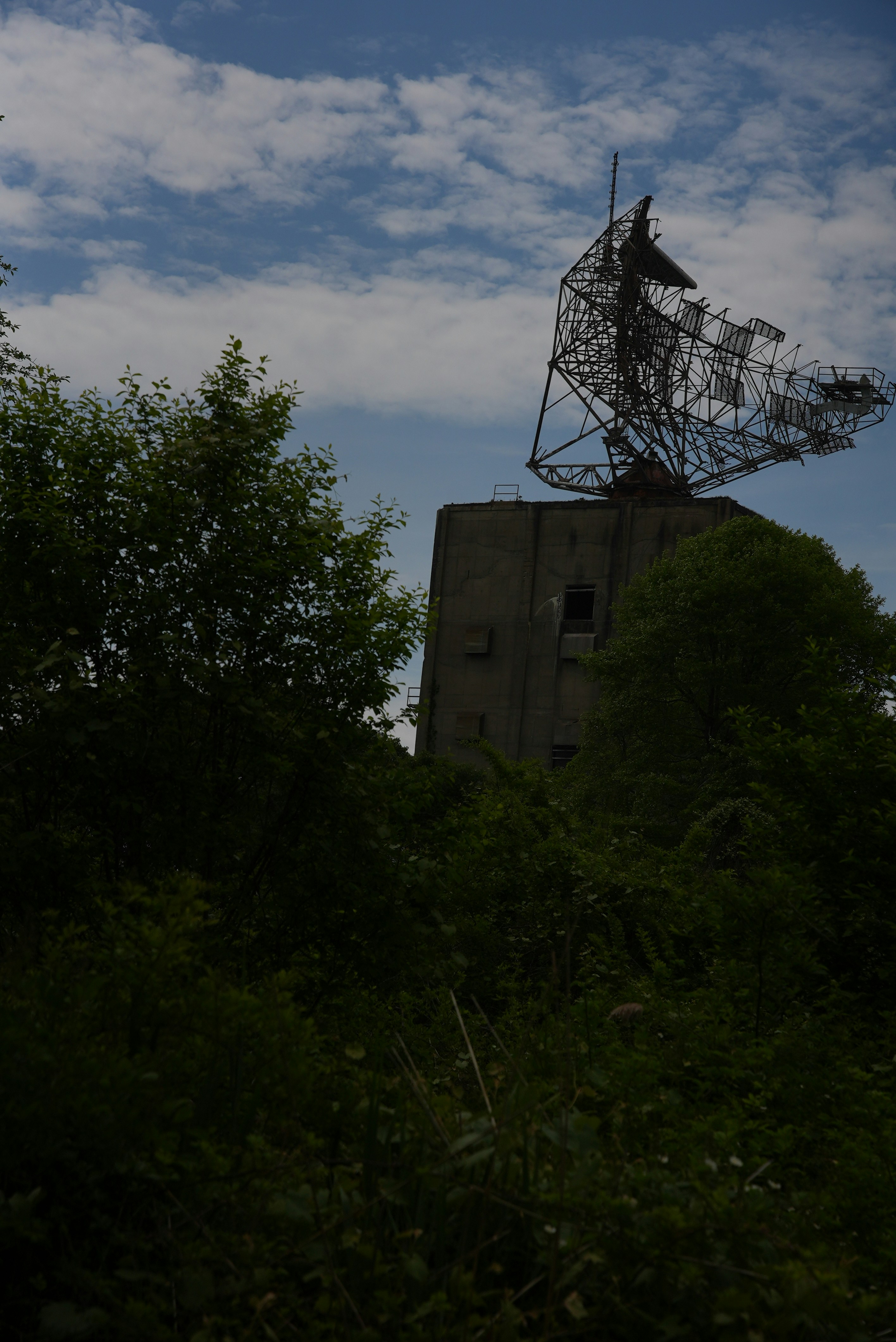Old Relay Tower Reaches for the Sky