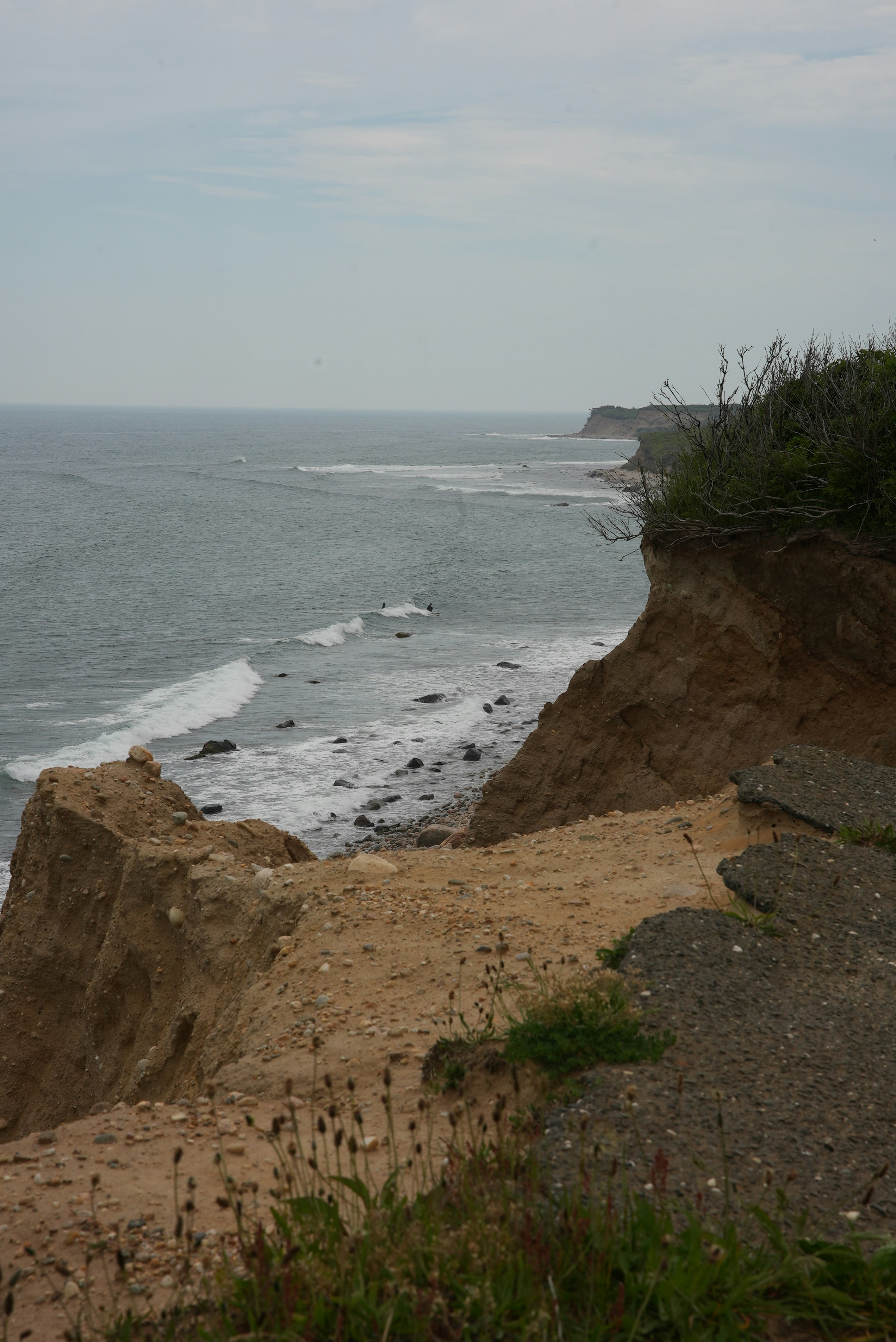 Cliffside Pathway into a Quiet Sea