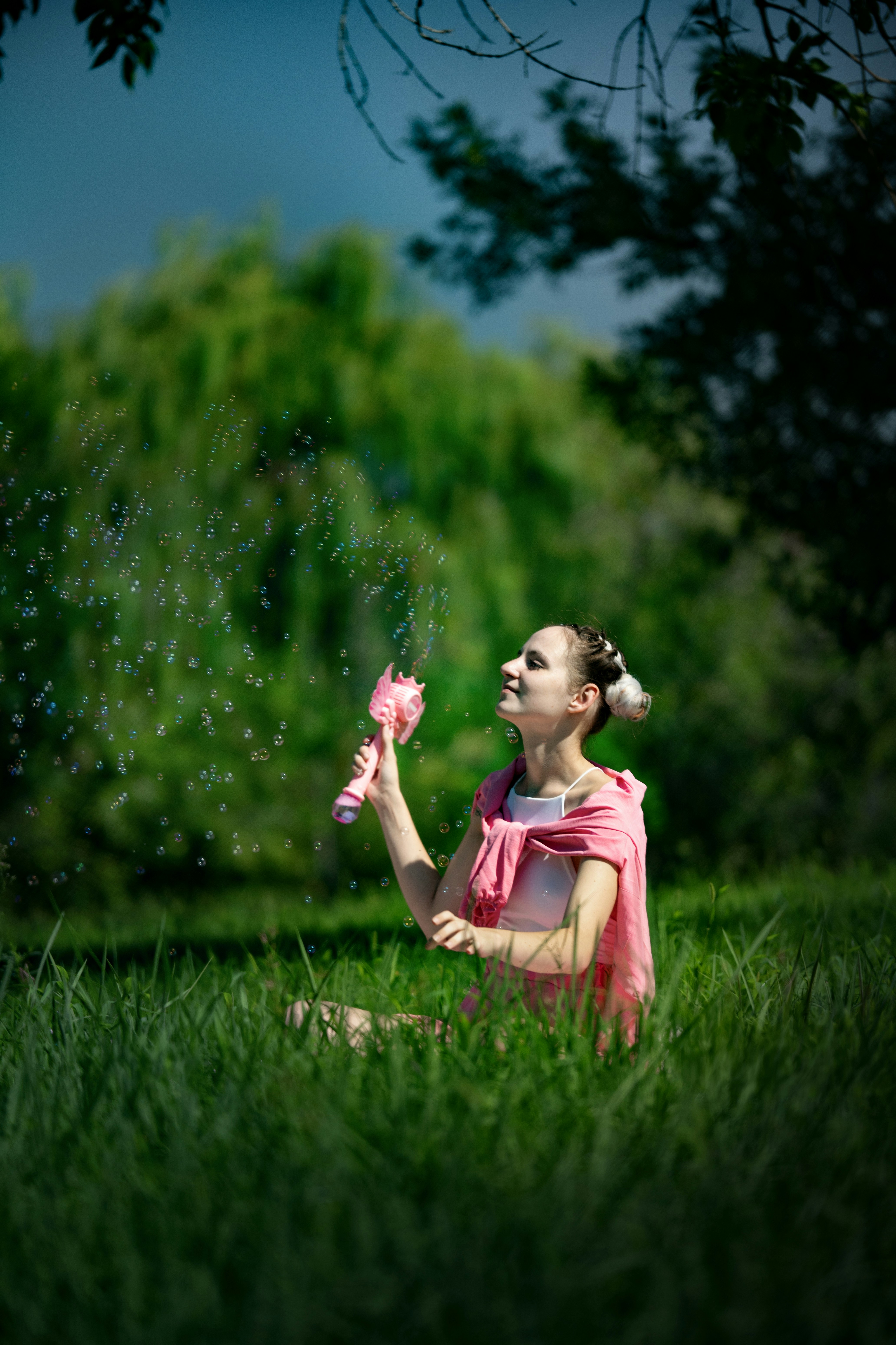 Bubble Wand in Bloom: A Quiet Moment in the Meadow