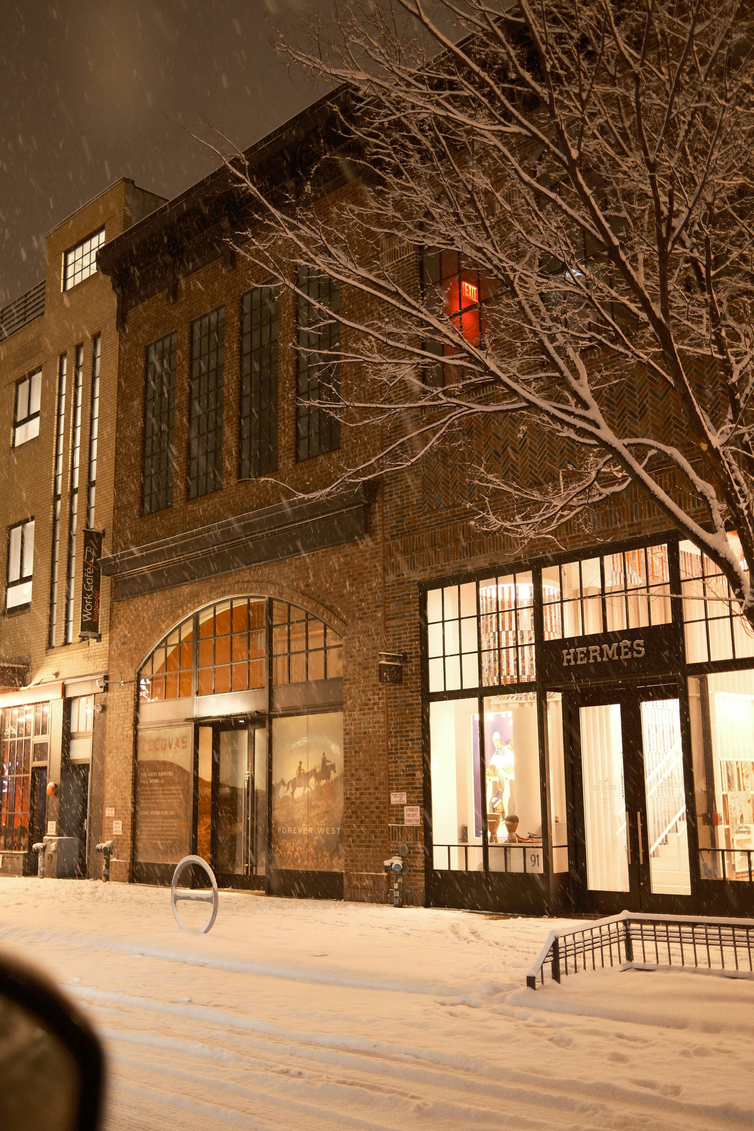 Winter Windowlight in Brick Avenue