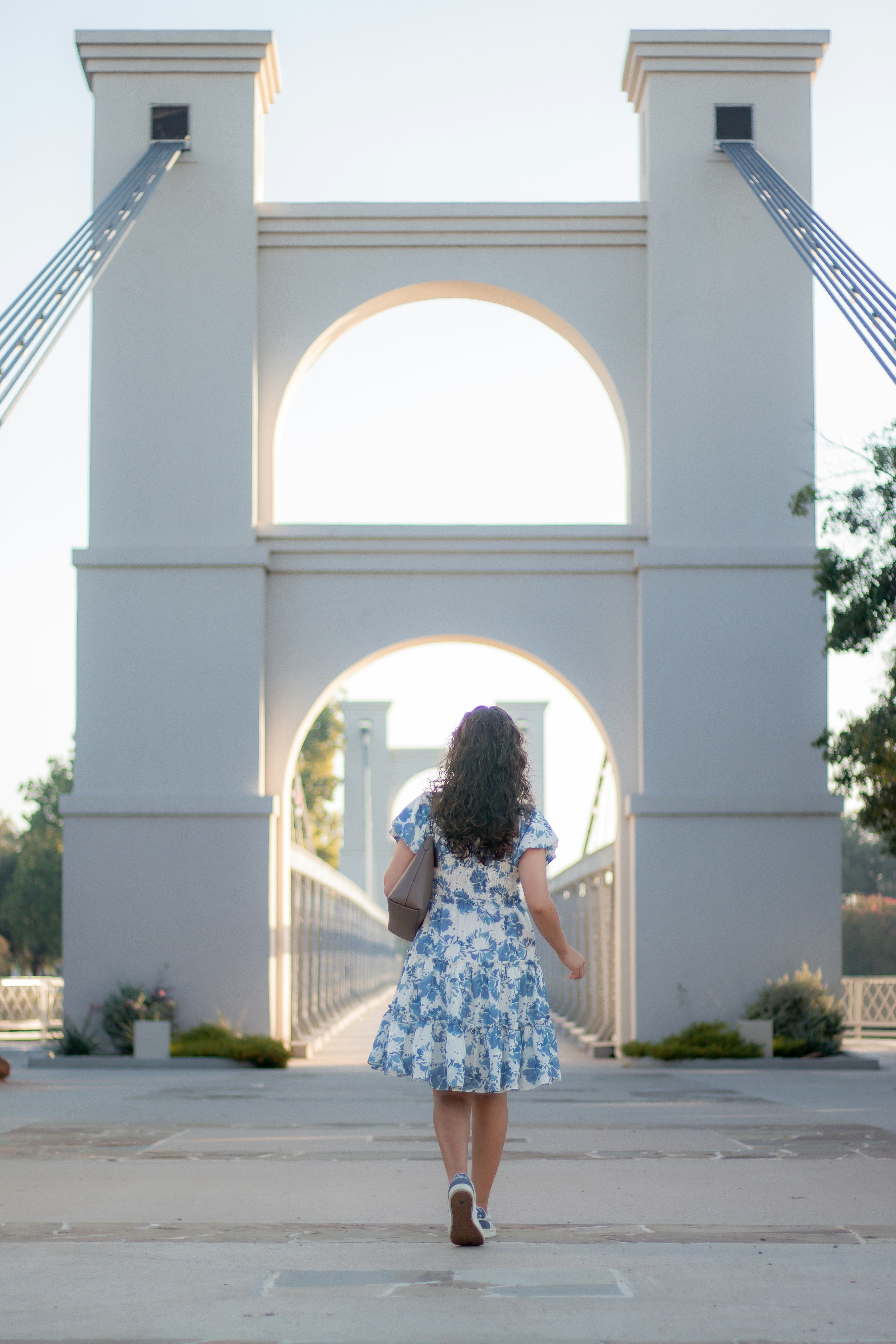 Pathway through the Archway: A Quiet Walk Toward Light
