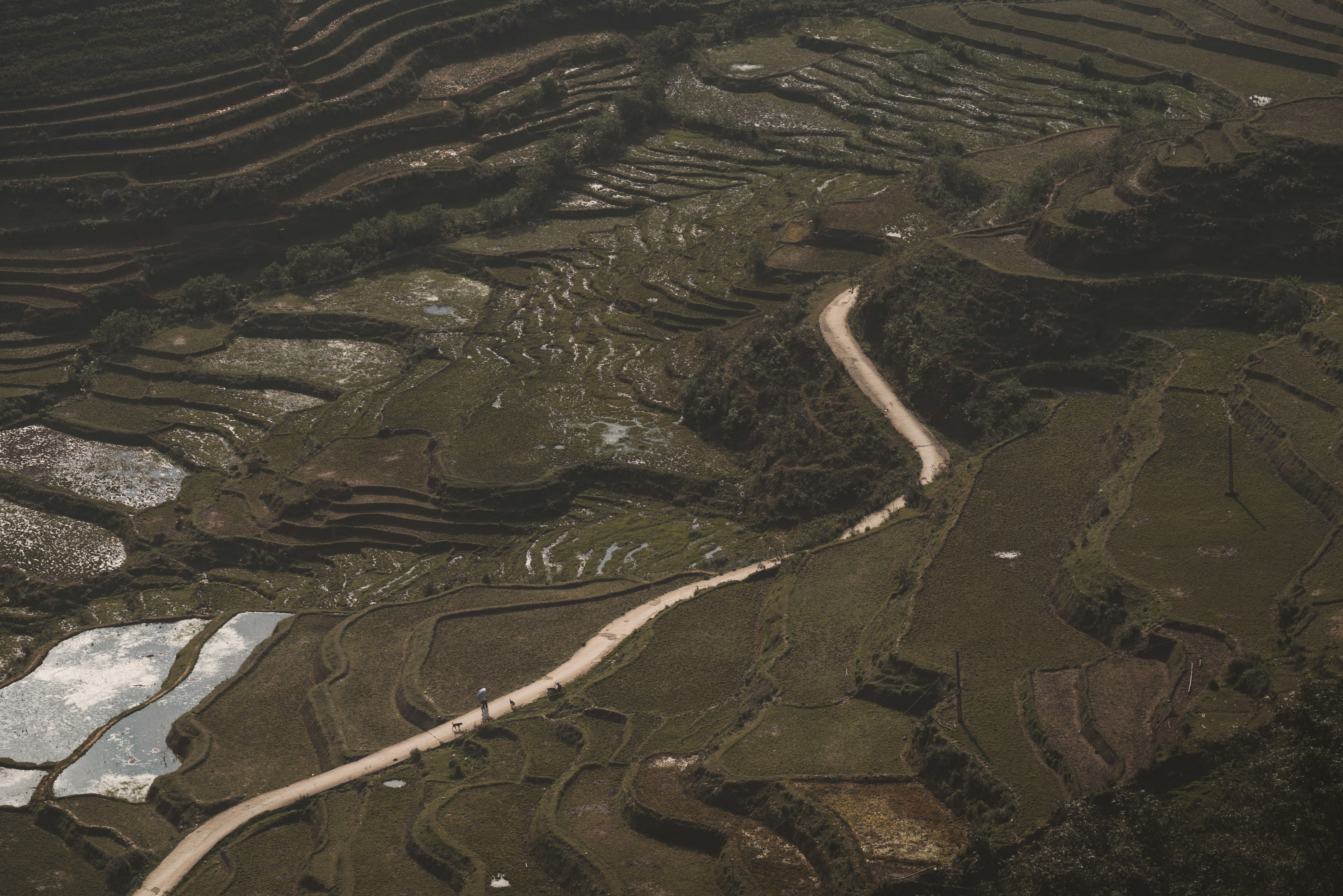 Terraced Valleys and a Winding Road