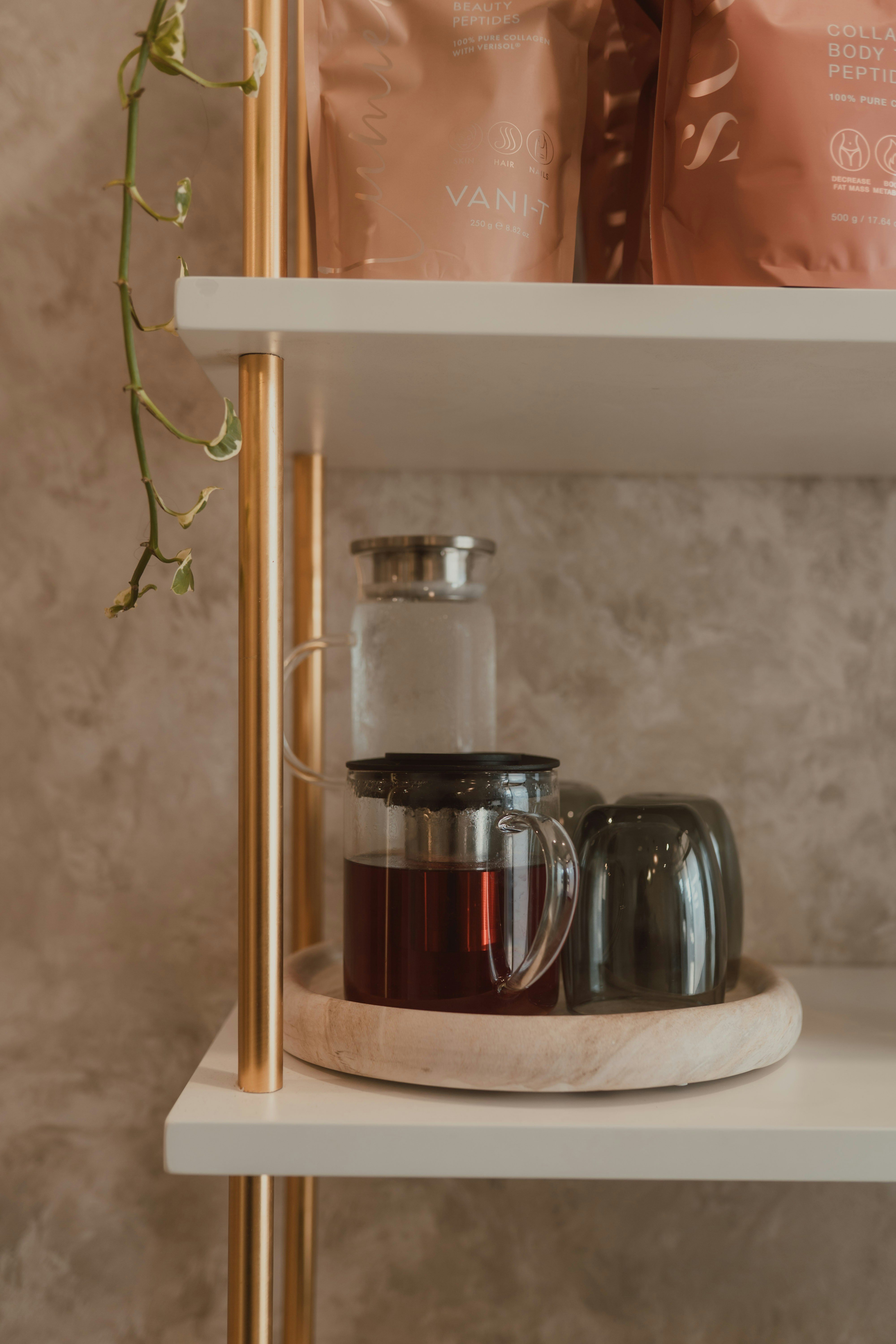 Teacup Glow: A Quiet Still Life of Tea and Copper Spires