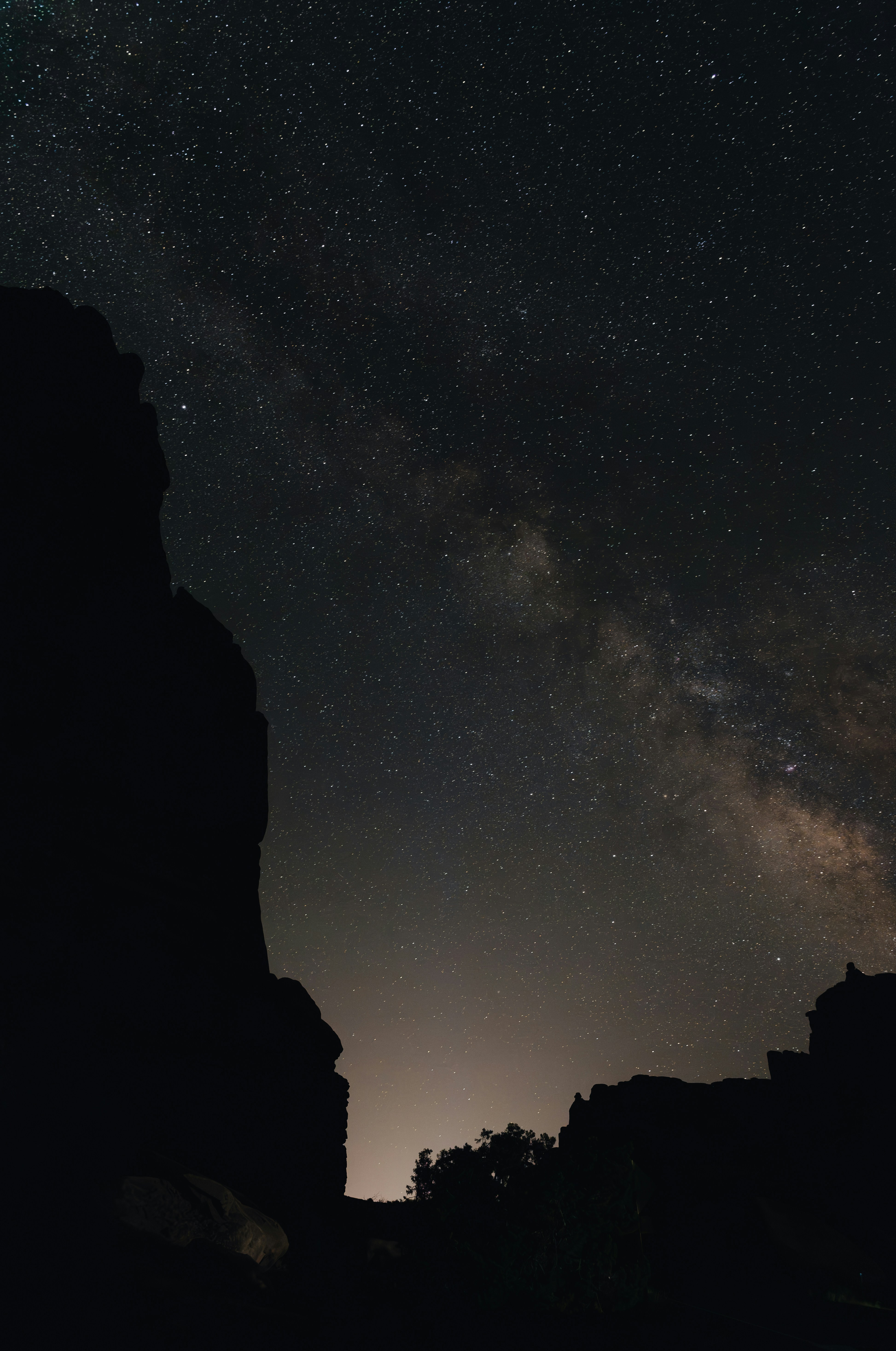 Milky Way Over Silent Canyon