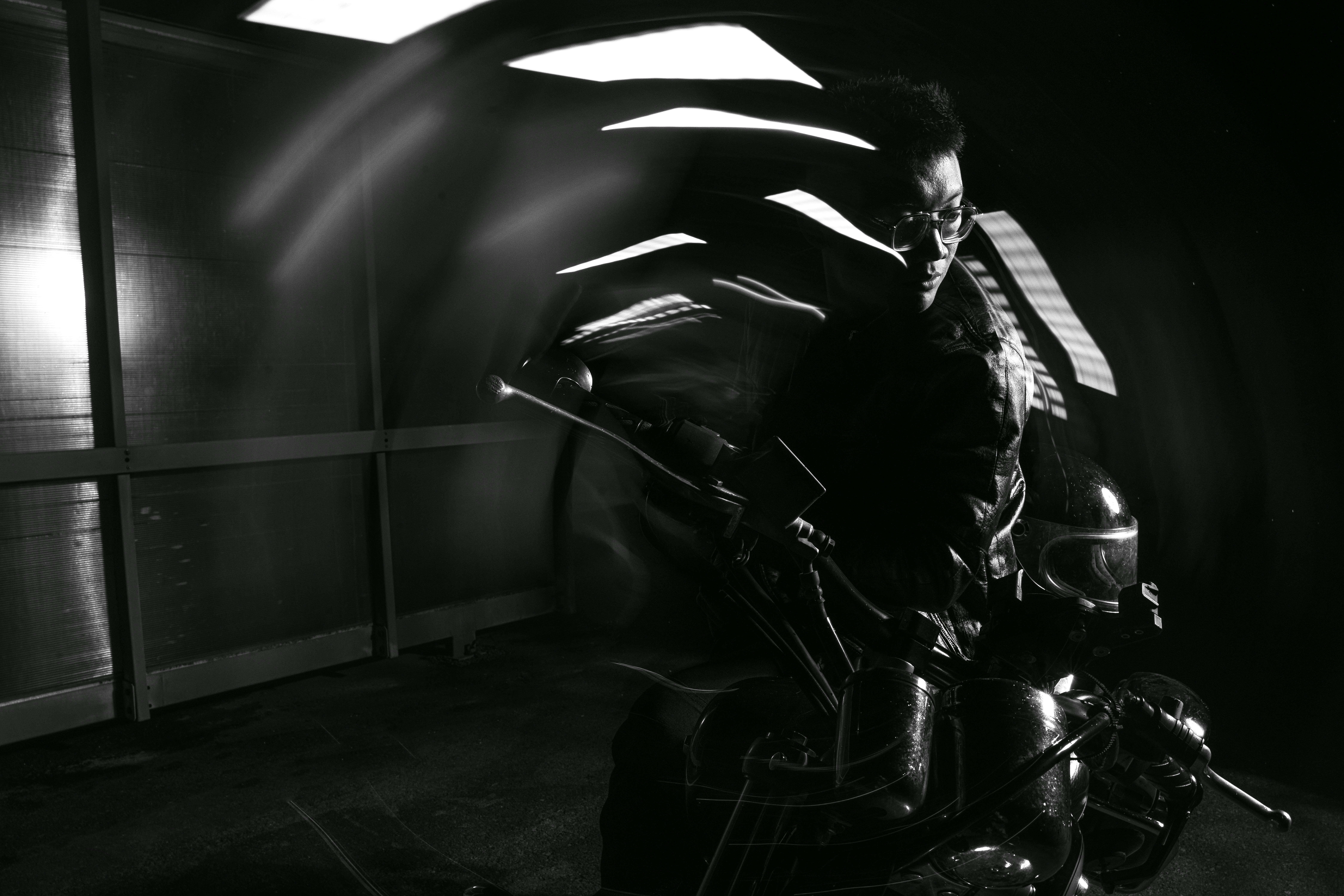 Midnight Ride: A Gyroscopic Portrait in Motion