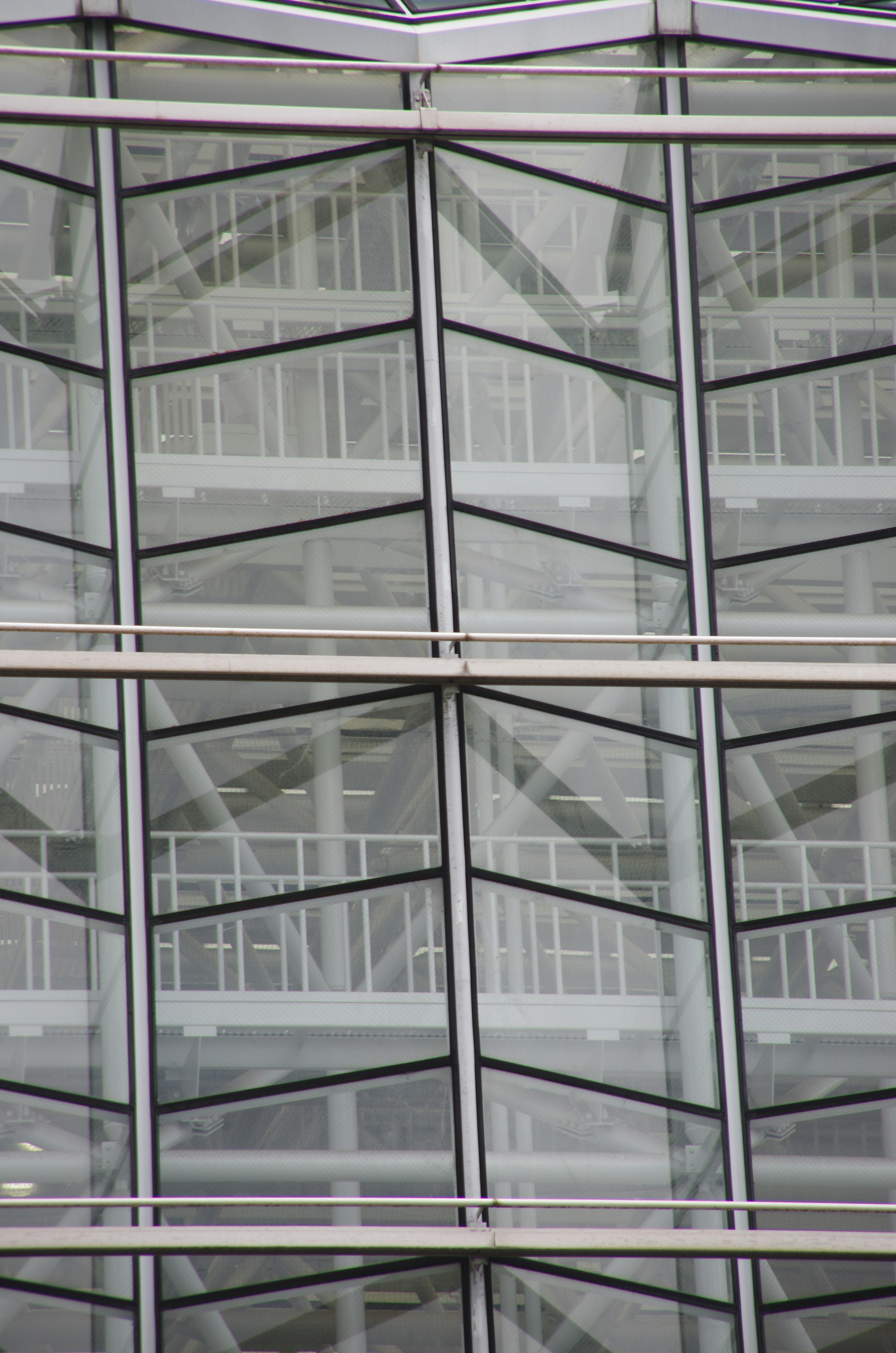 Fractured Facade: Geometric Glass and Steel in Symmetry
