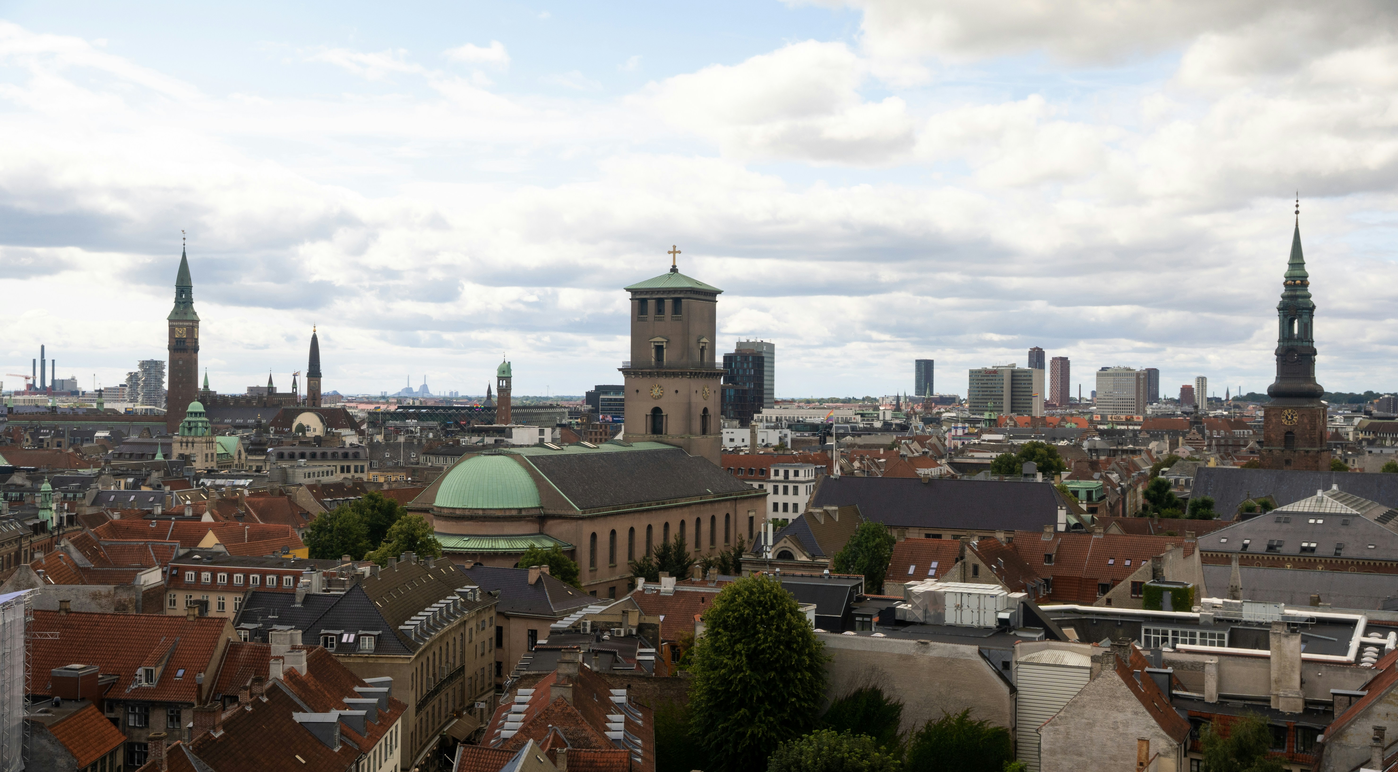 City Dome and Clocktowers: A Panoramic Rooftop Between Brick Valleys