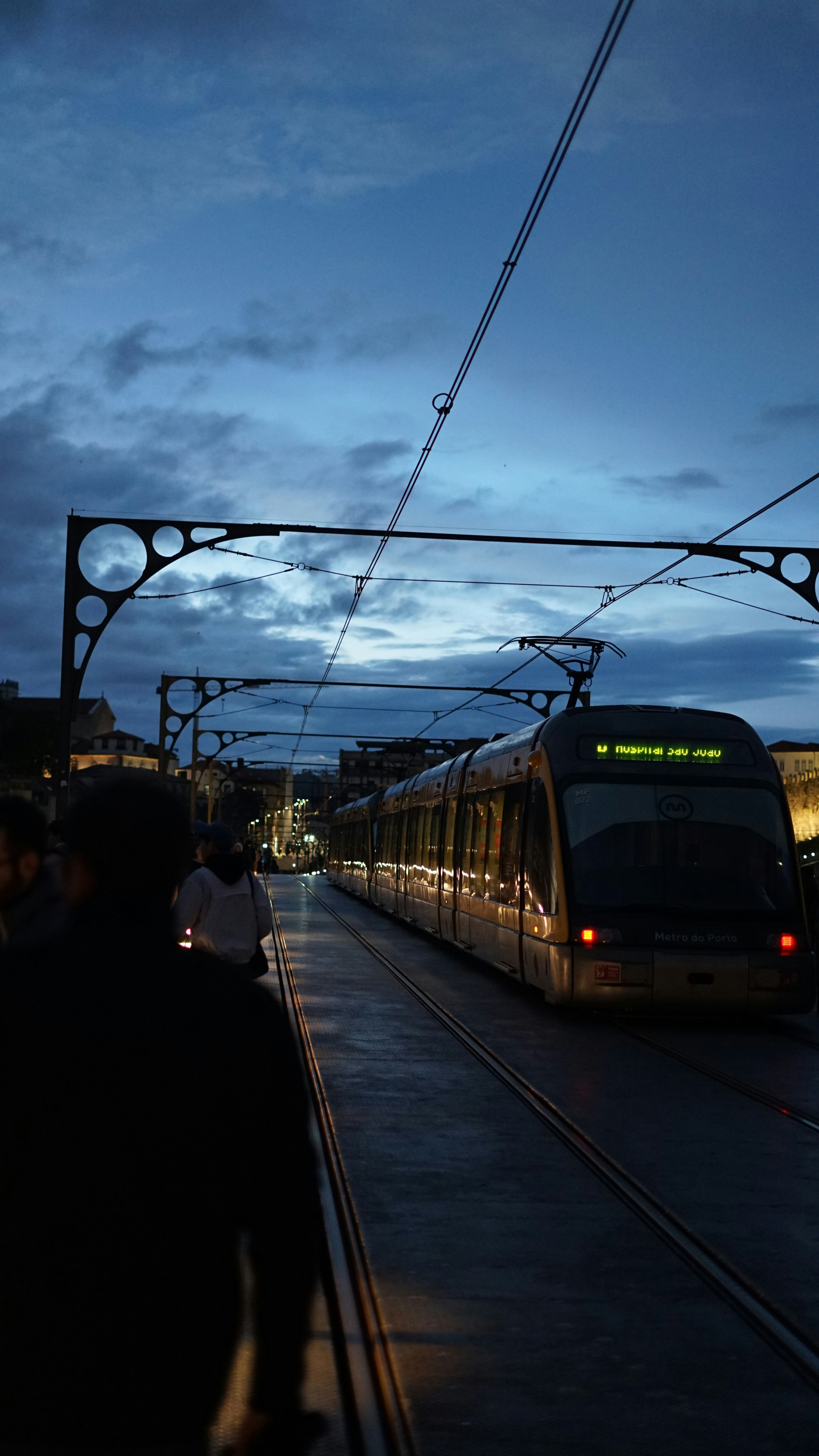 Evening Trams on Quiet Rails