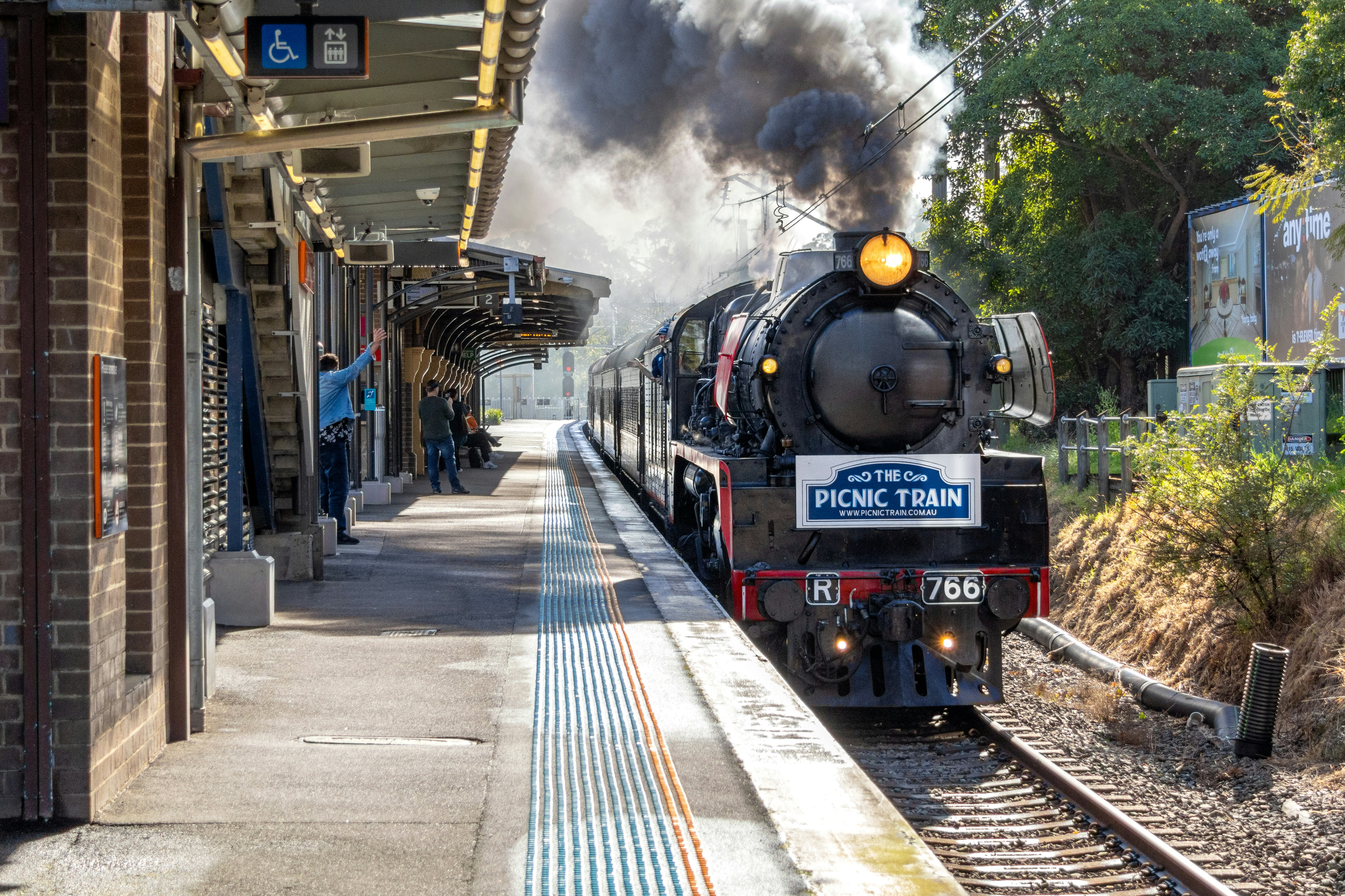 Picnic Train at Distant Platform