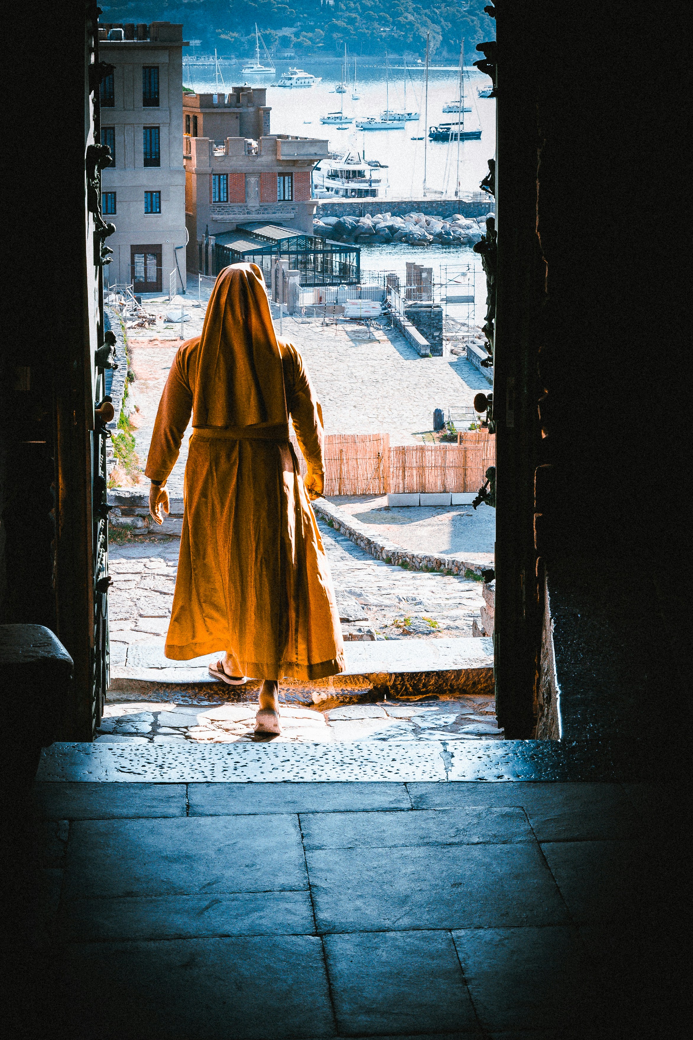Light Path Through the Cloister: A Monk Steps Into a Seaside Village