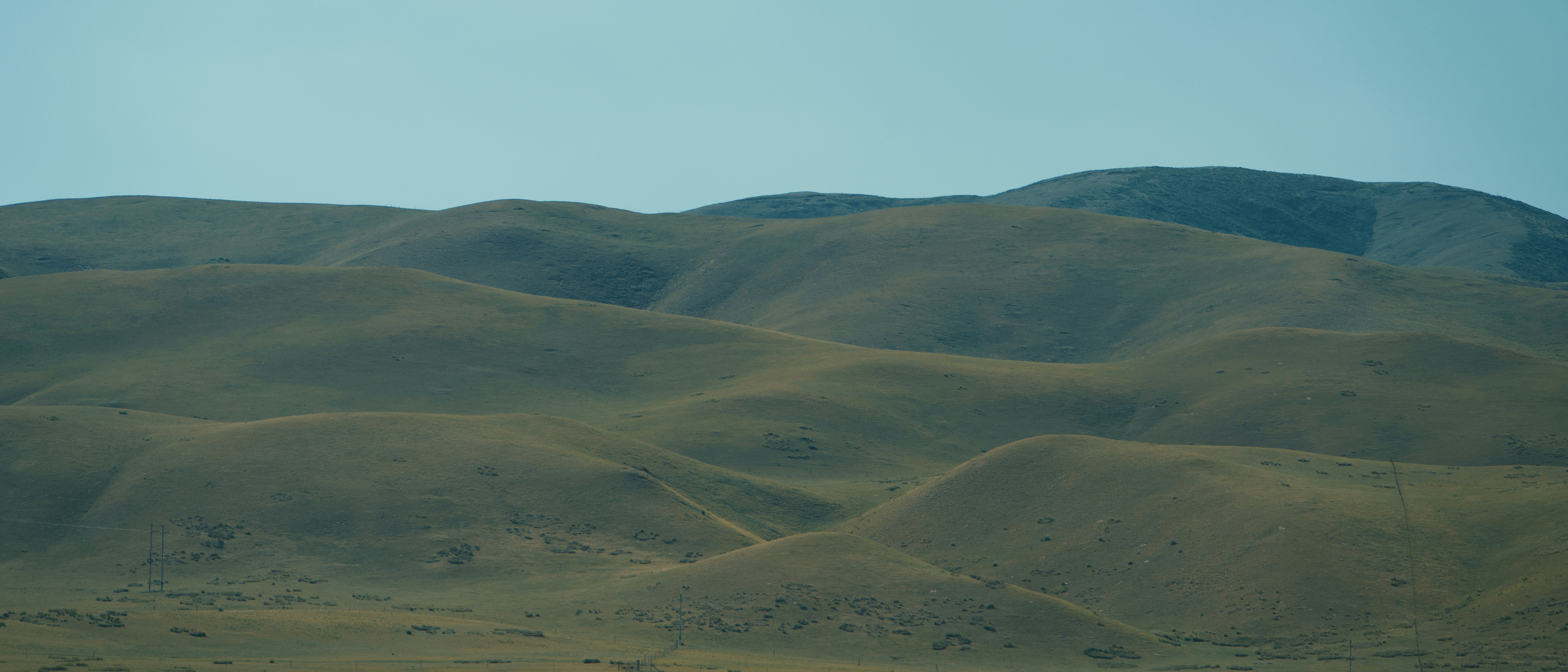 Horizon Chorus: Rolling Dunes Under Quiet Blue