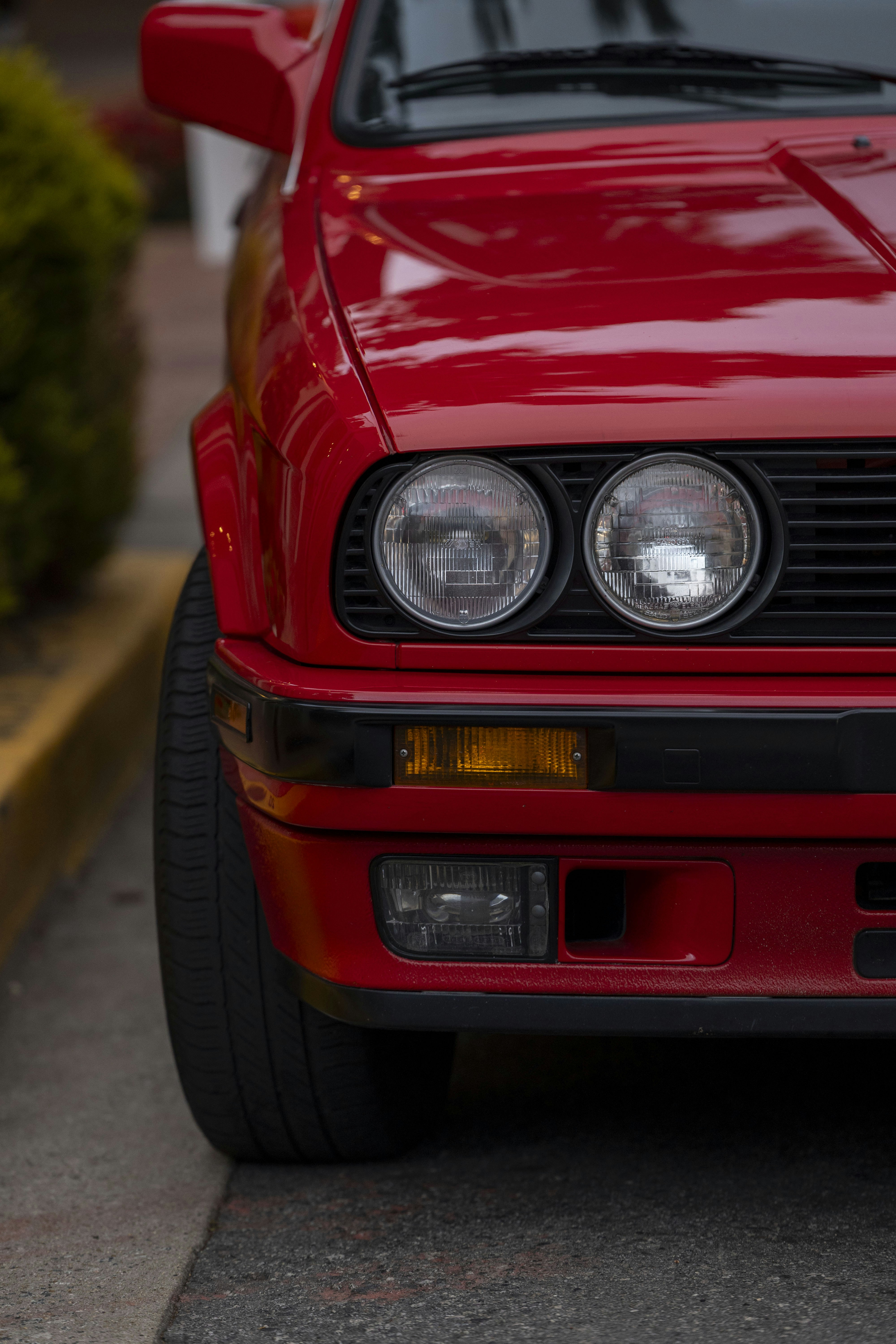 Red Precision: Front-Quarter of a Classic