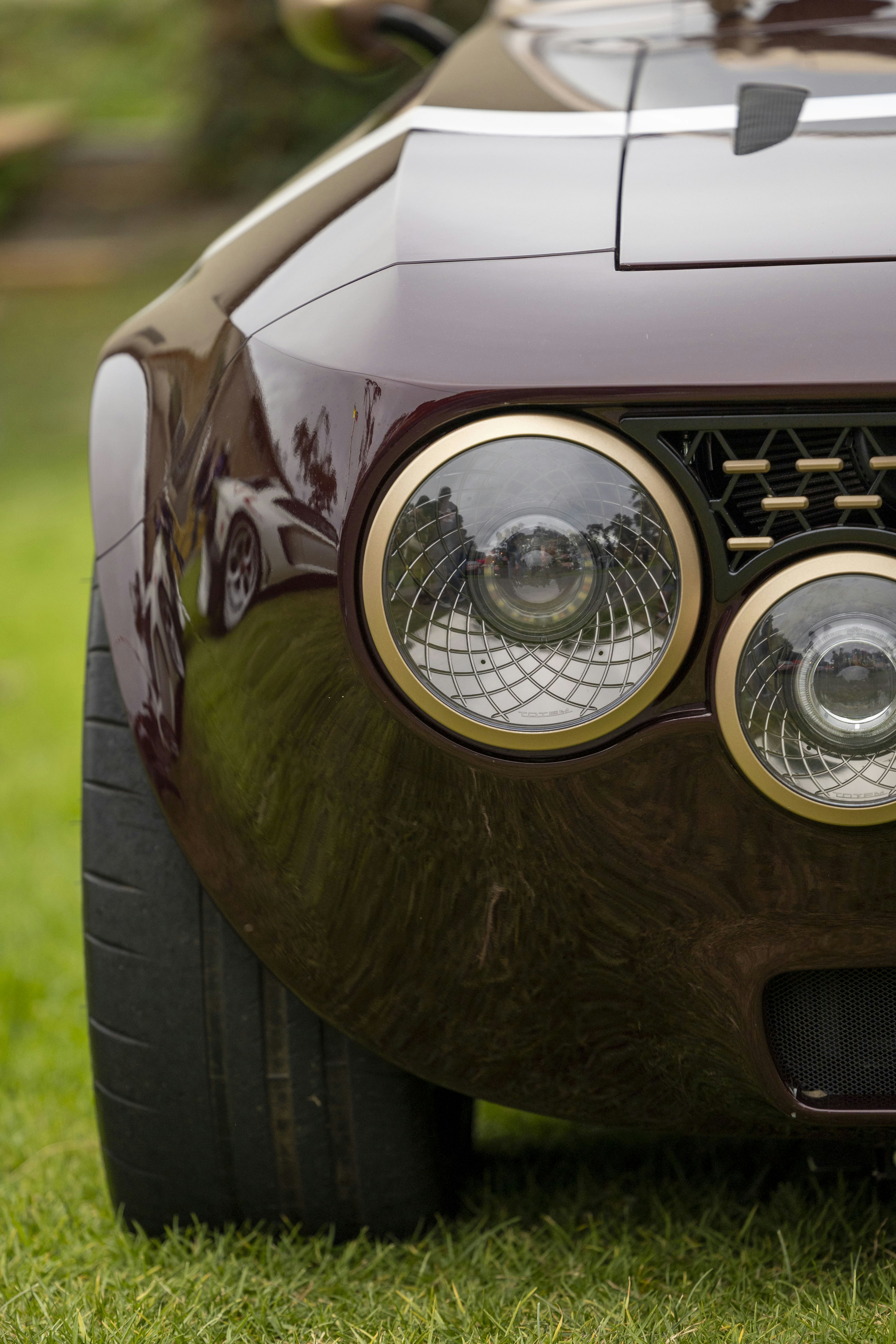 Bulbous Gaze: The Front-Quarter of a Burled Classic
