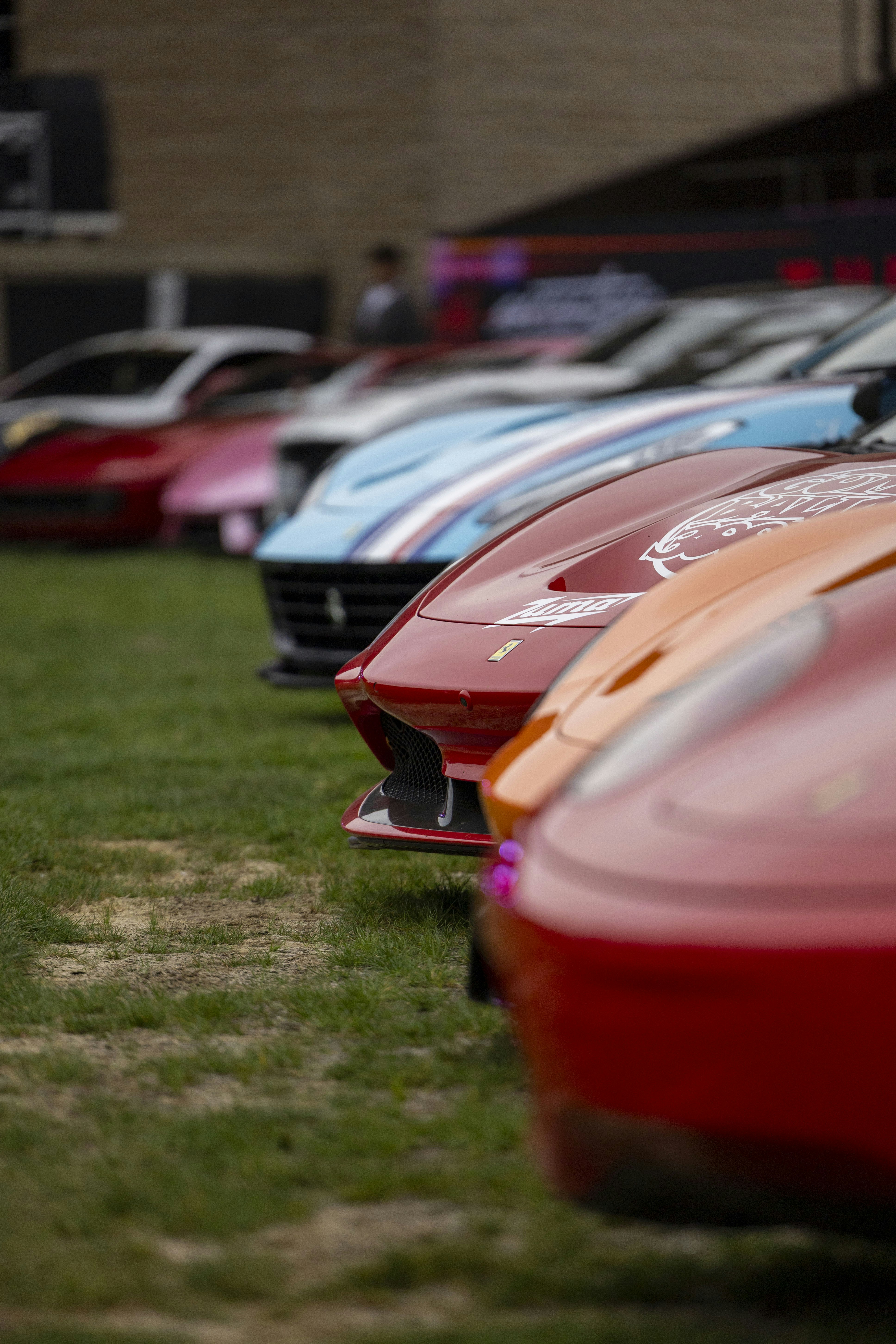 Line of Venerable Vantages: A Parade of Classic Car Paintwork