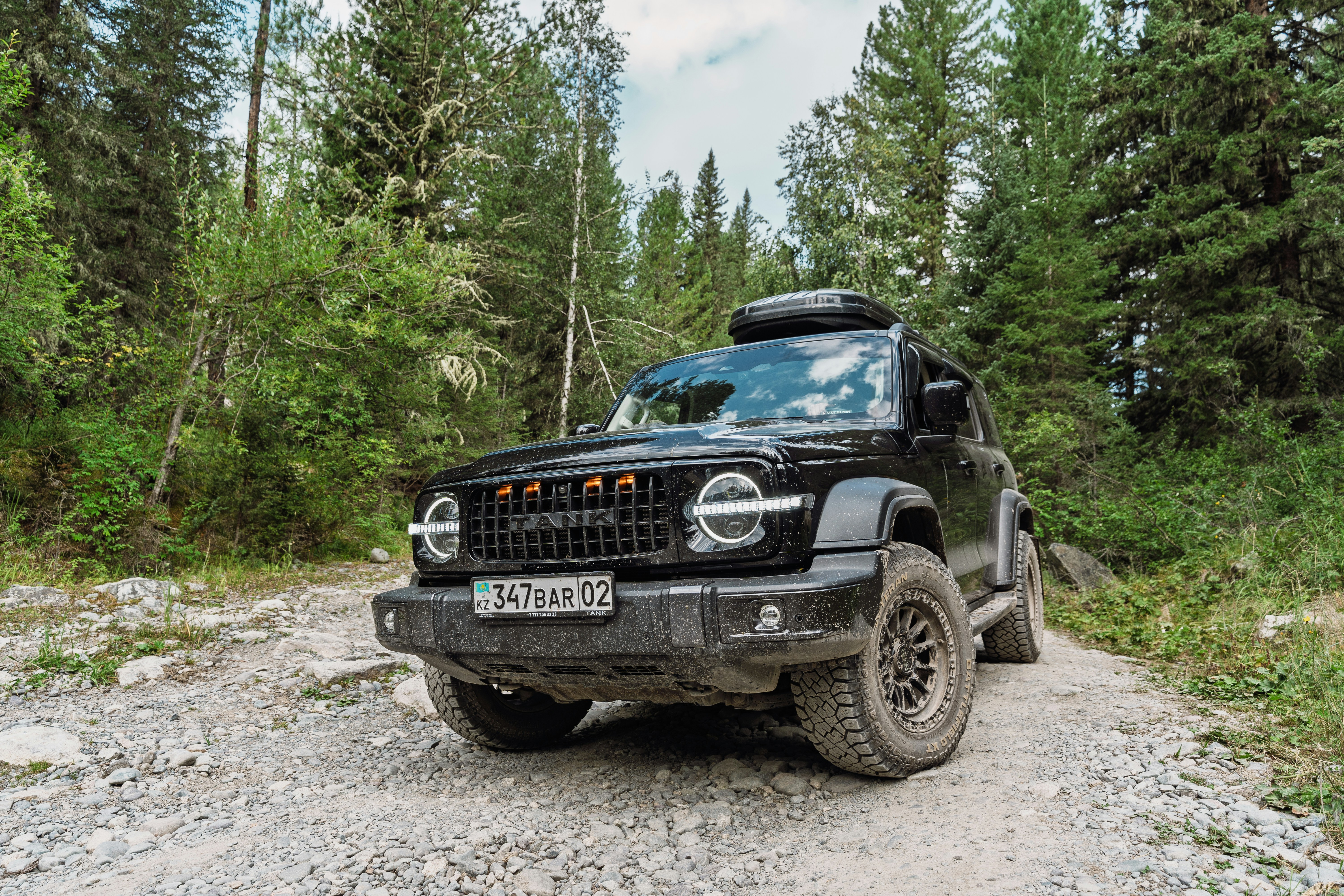 Mud-Splattered Off-Road Stalwart