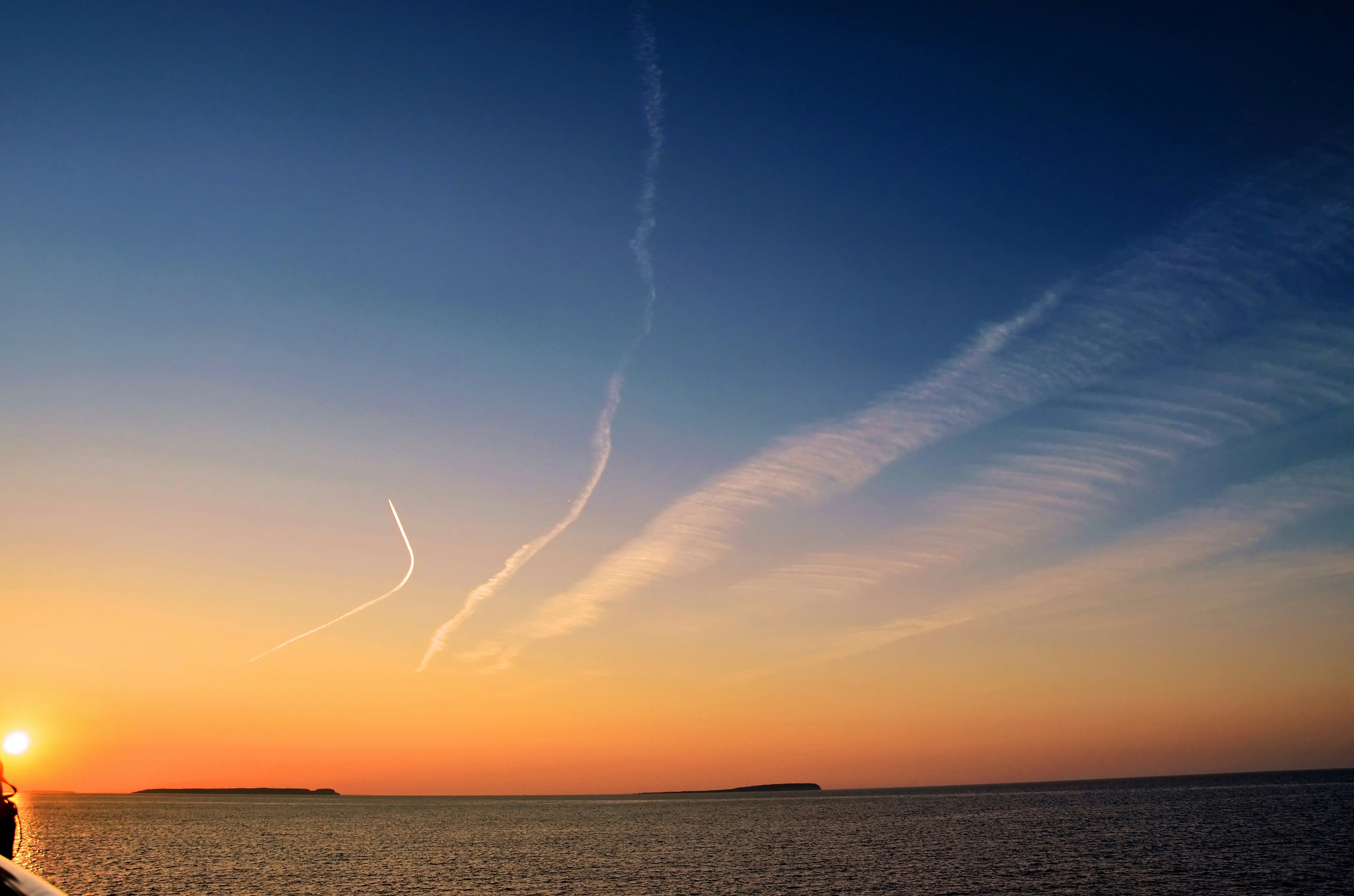 Sunset Arc Over Quiet Waters