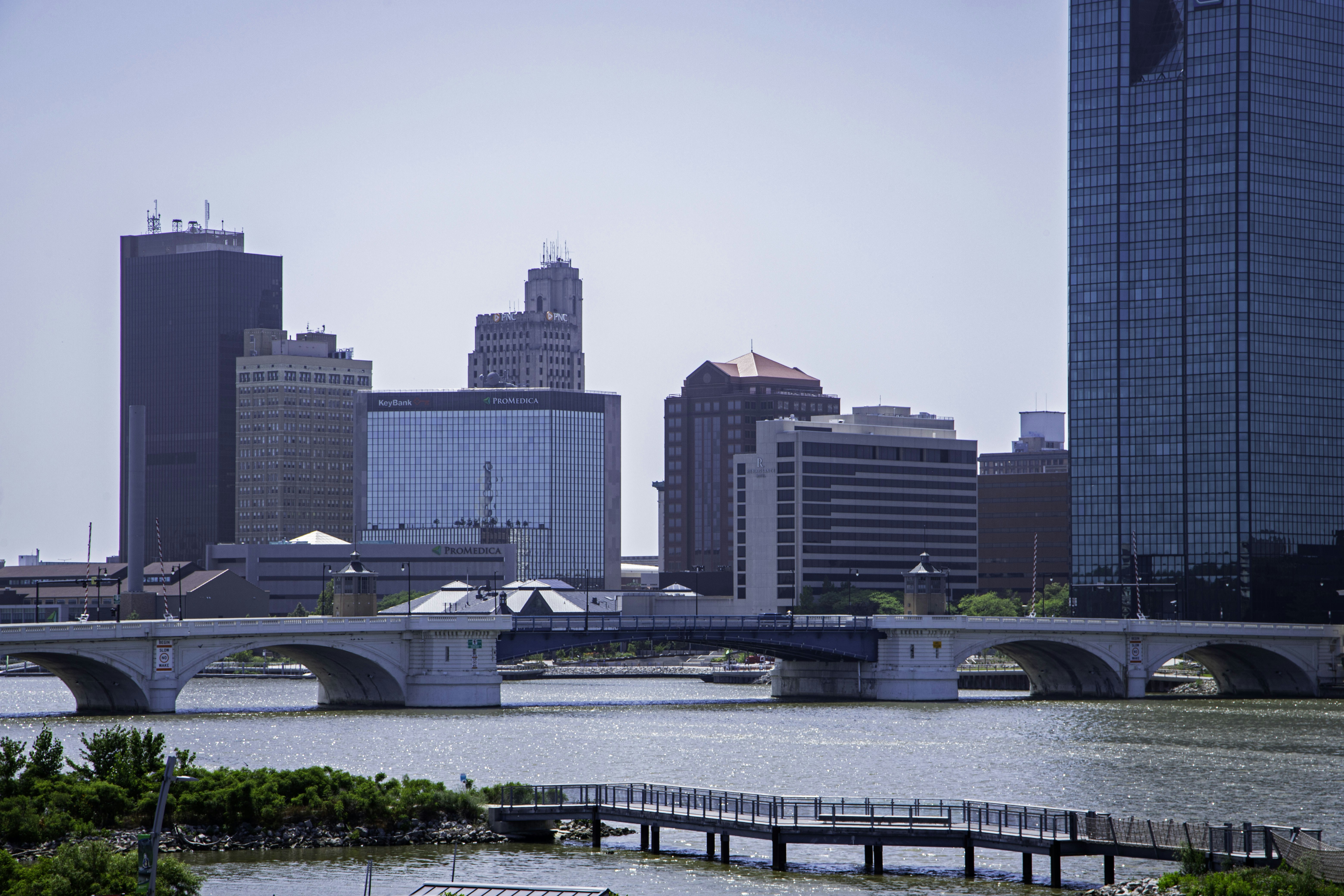 City by the River: Bridges, Skyscrapers, and a Quiet Waterfront