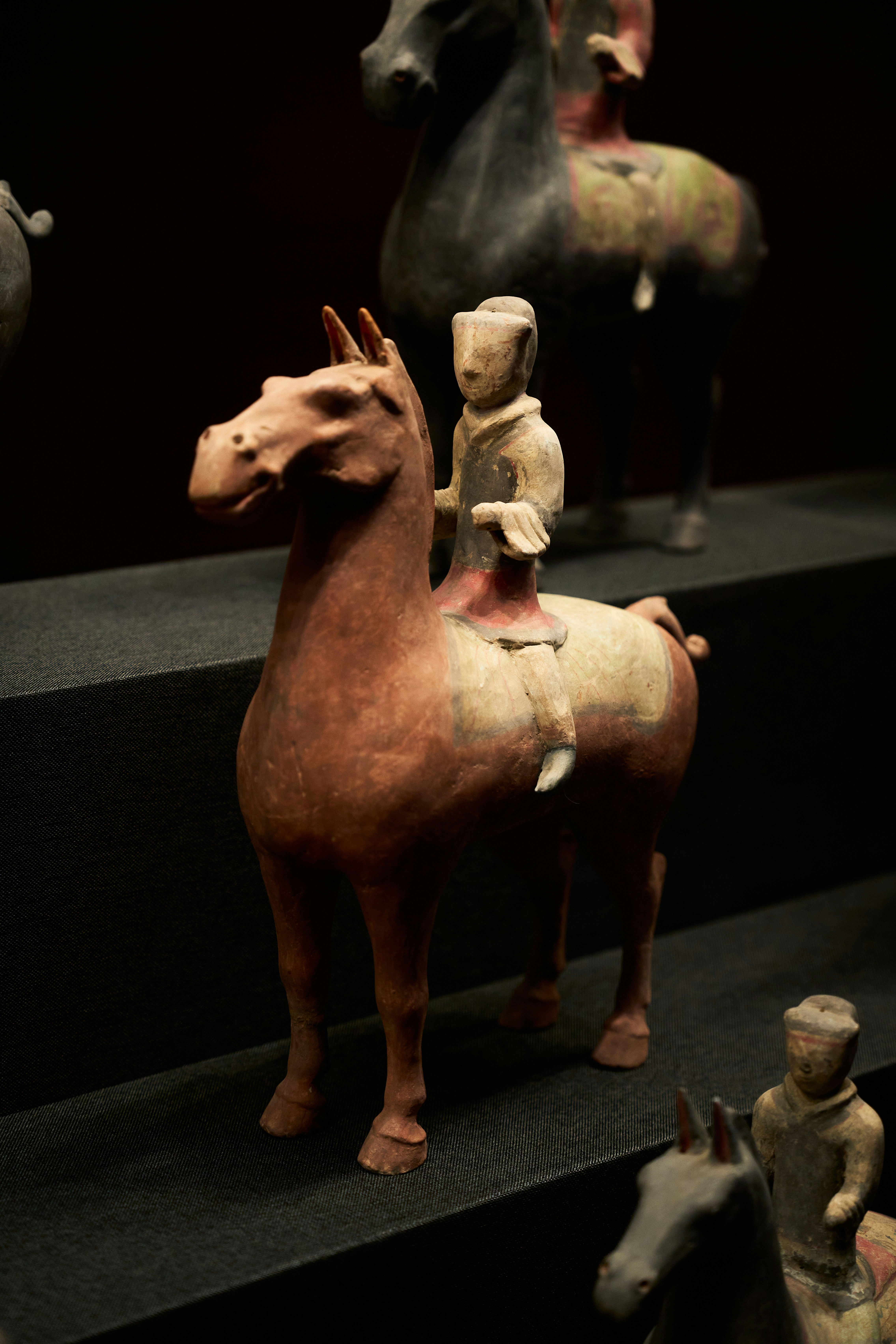 Horse and Rider Choir: A Quiet Gallery of Terracotta Figures