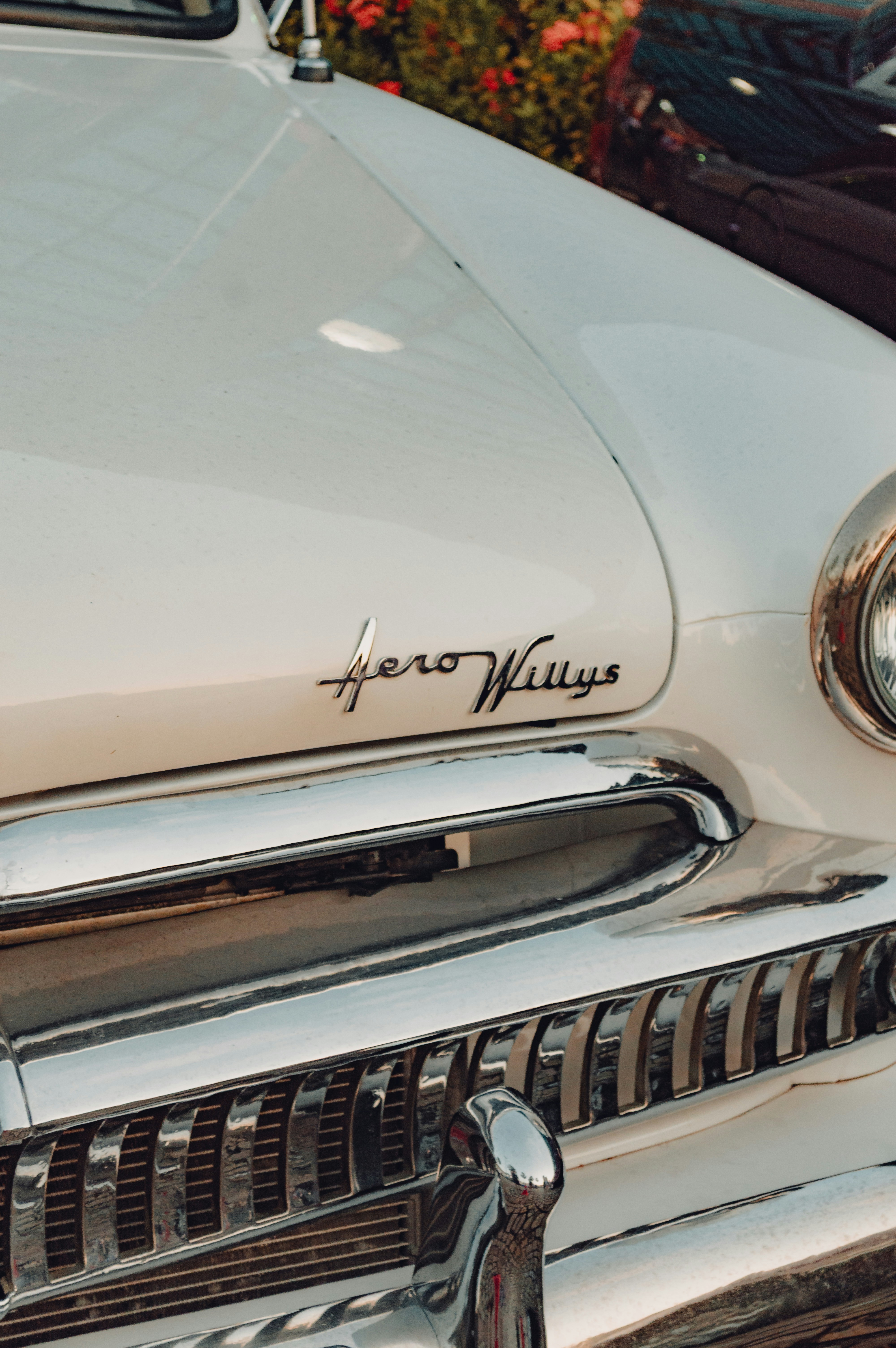 Chrome Grille and Aero-Wings Emblem: A vintage Buick’s Quiet Moment