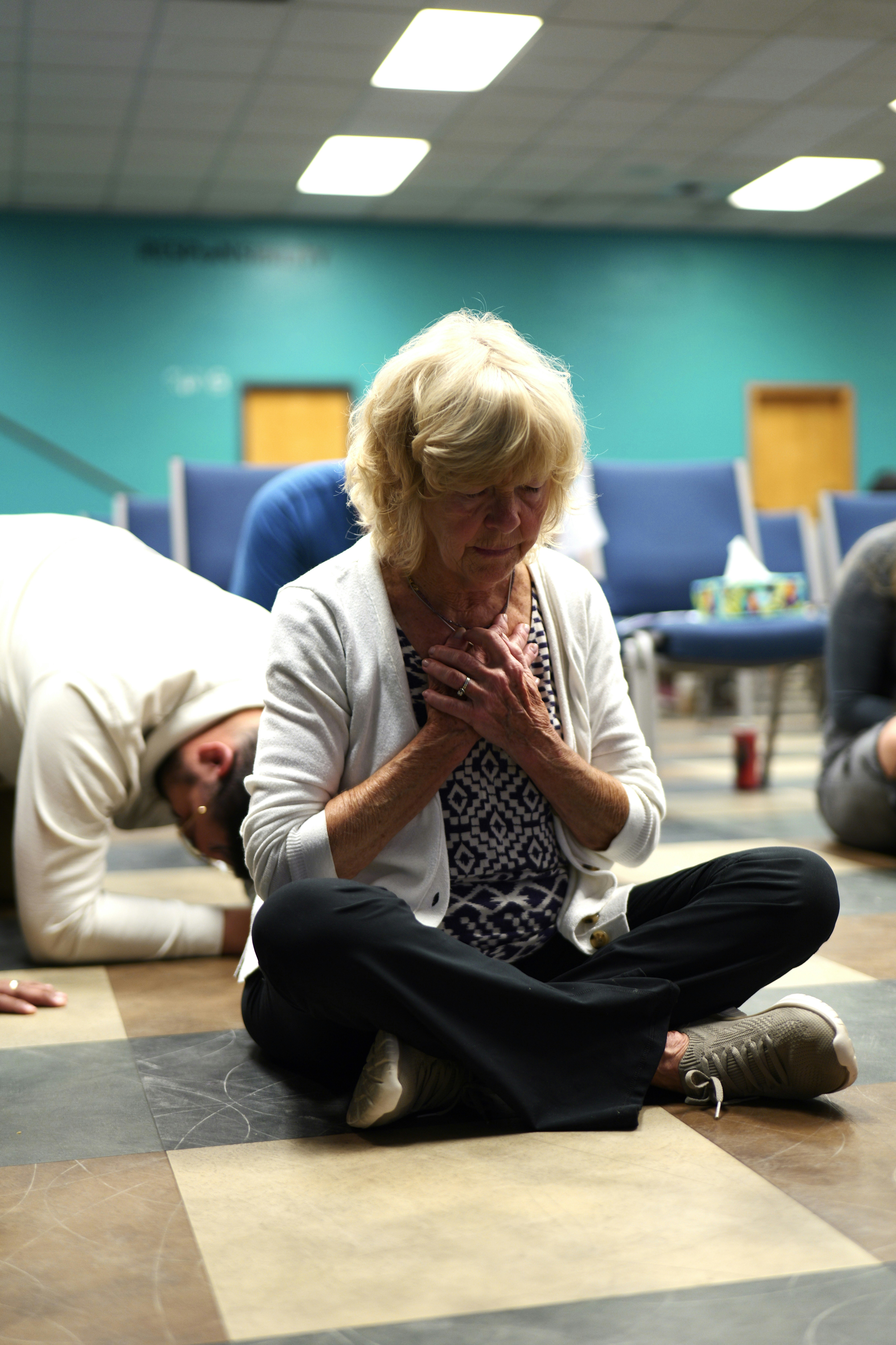 Center Stage: Quiet Prayer Amidst Earthy Tiles