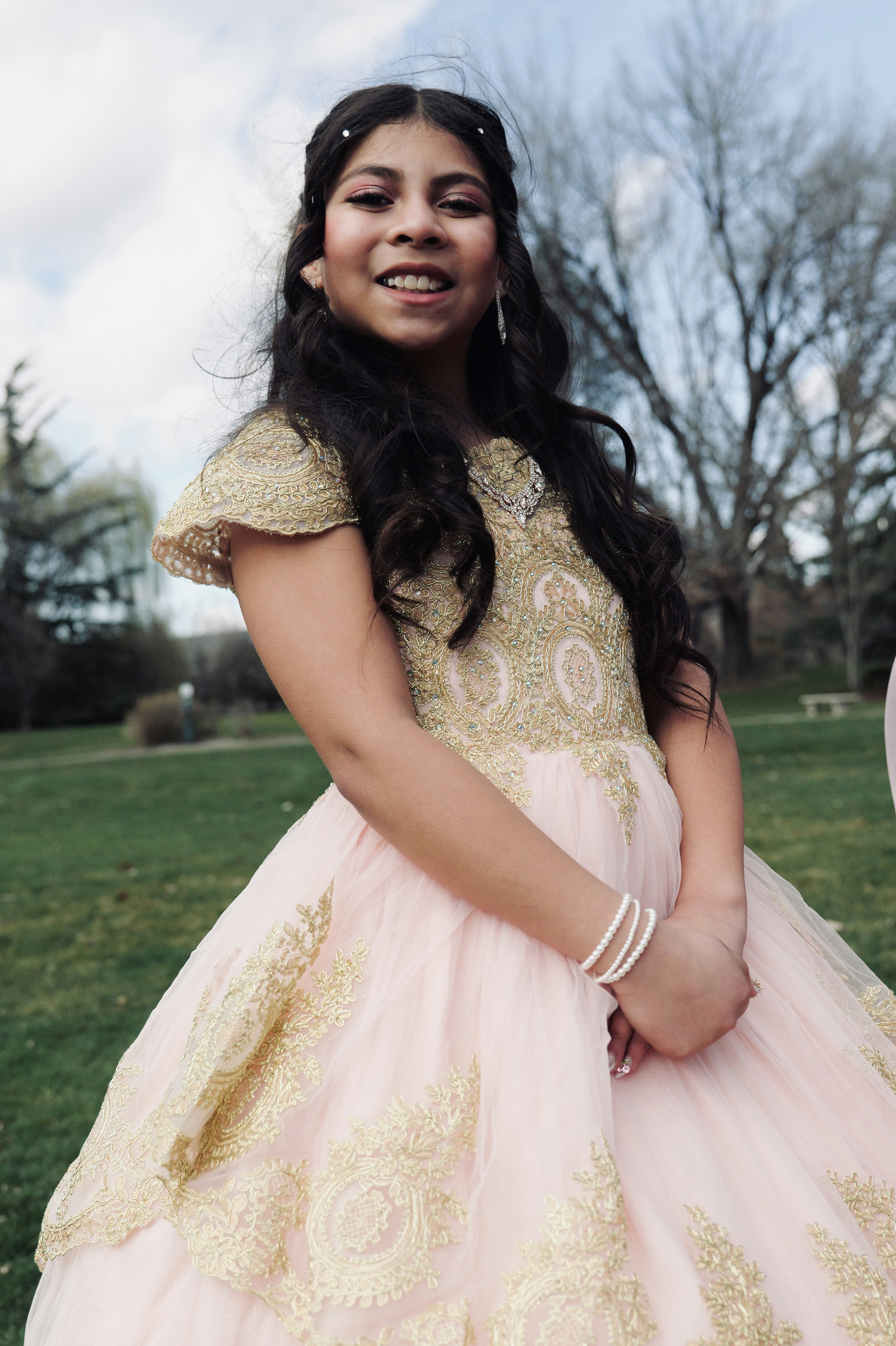 Princess in the Park: a Portrait in Blooming Lace