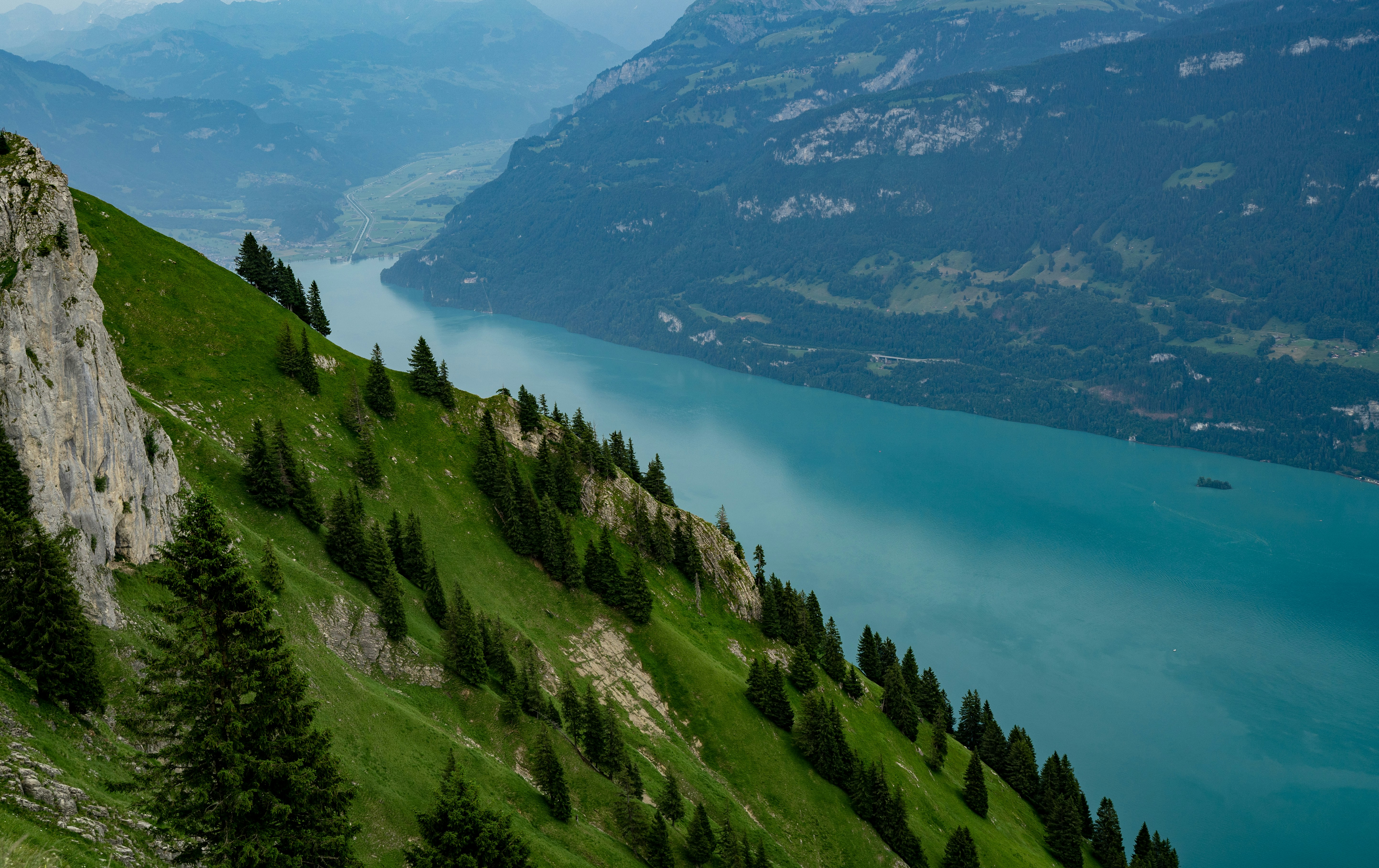 Viaeta Ridge: Turquoise Fjord Wrown over Alpine Crest