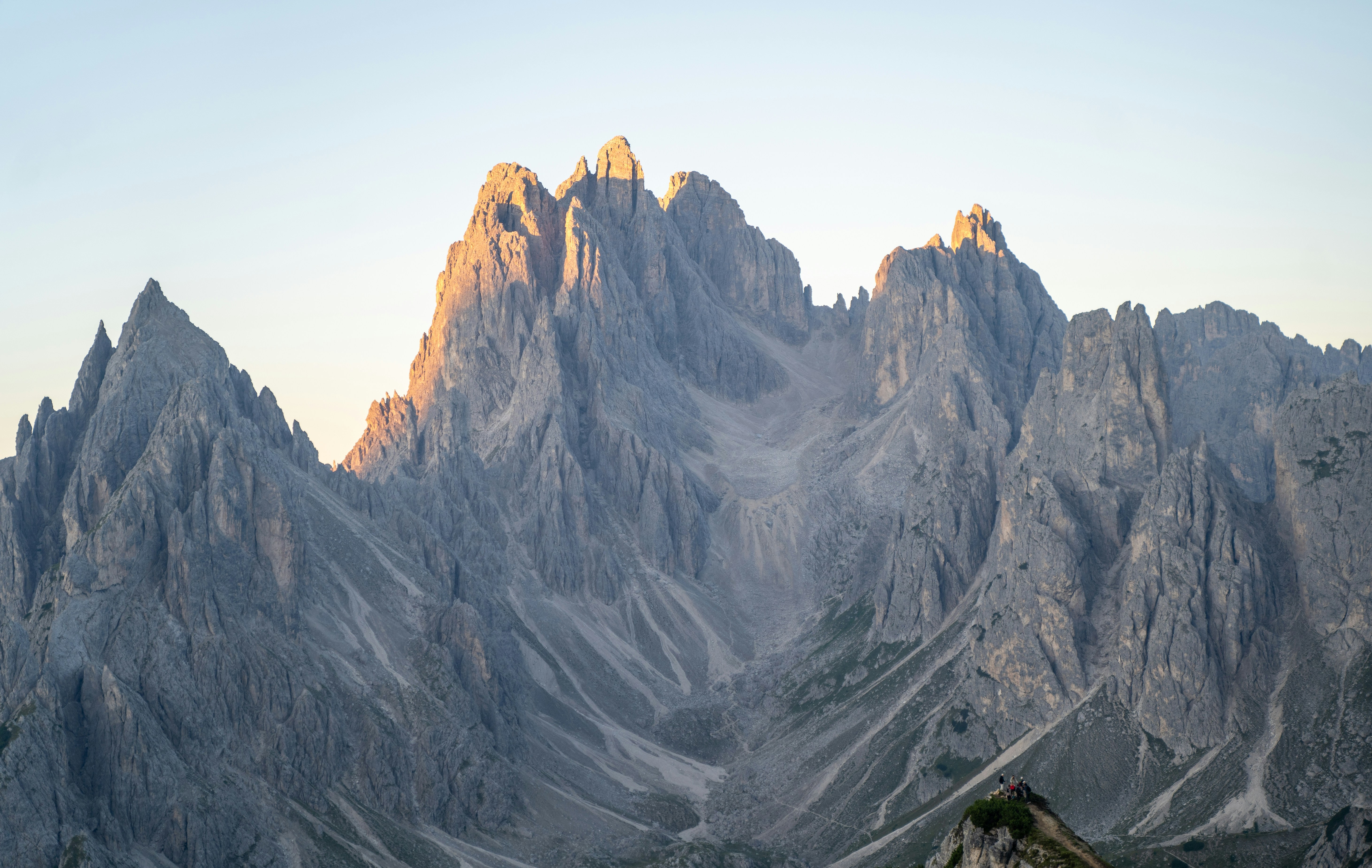 Sunlit Ridge: A Quiet Summit at Dusk