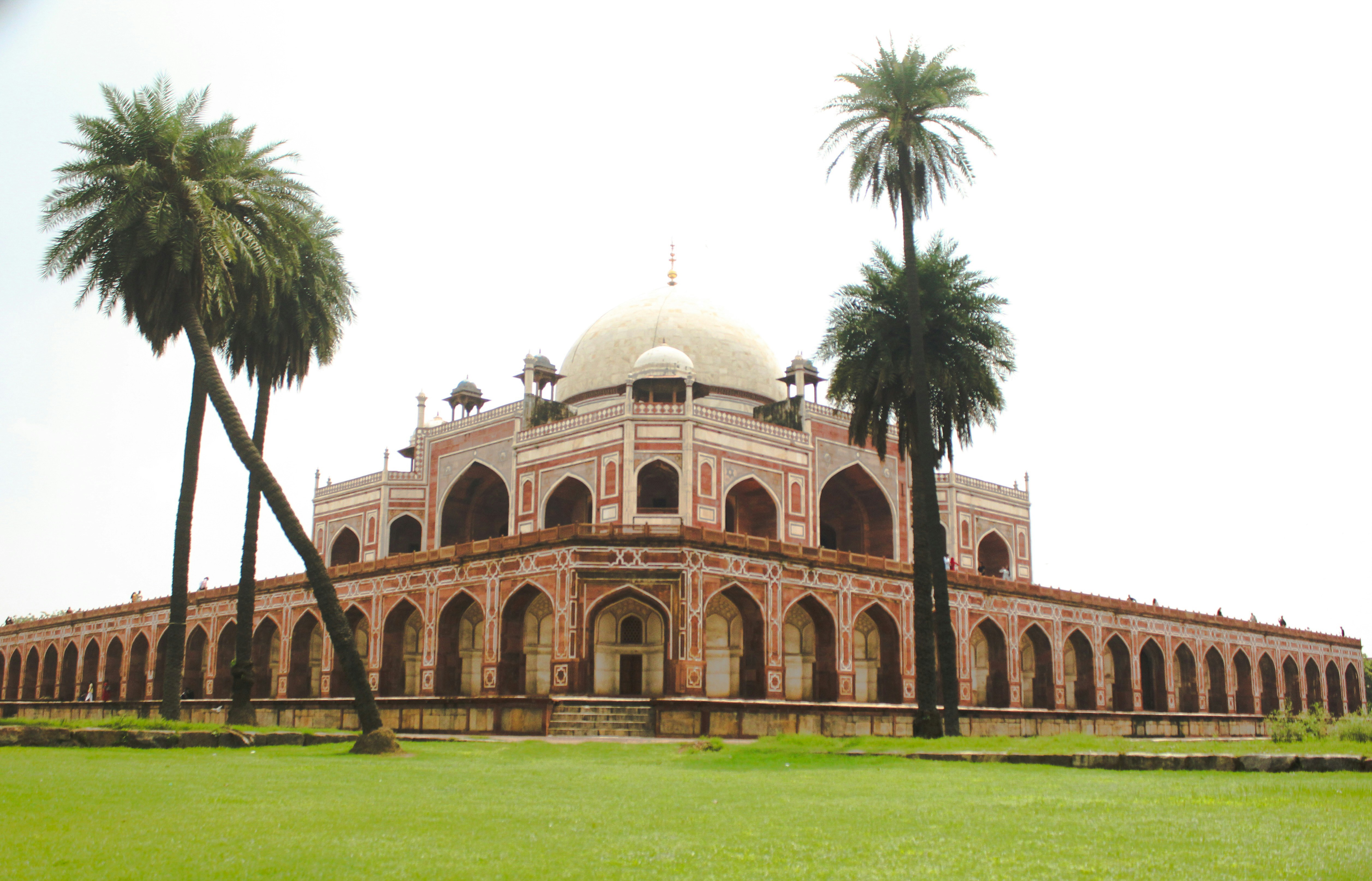 Domed Frontage: A Mughal Revival Courtyard