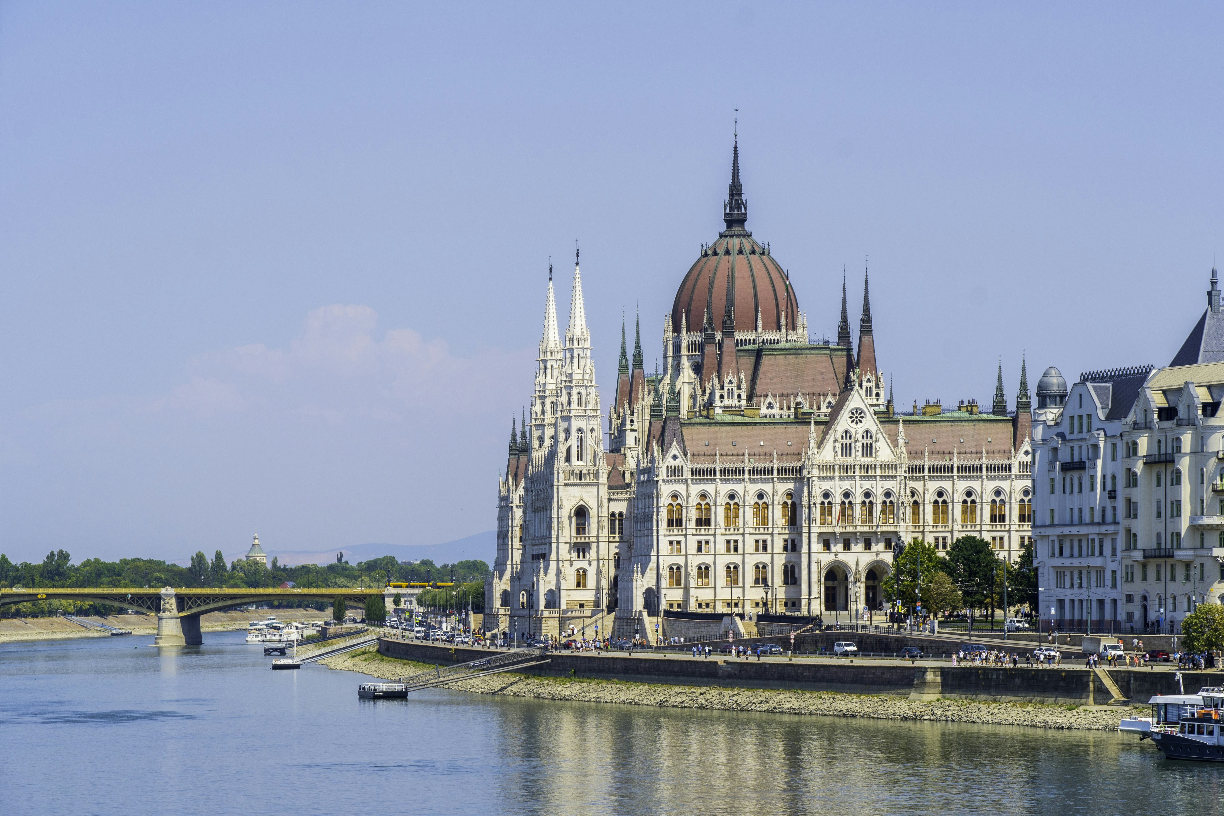Dome and Spires Over the Danube: The Hungarian Parliament Looms by the River