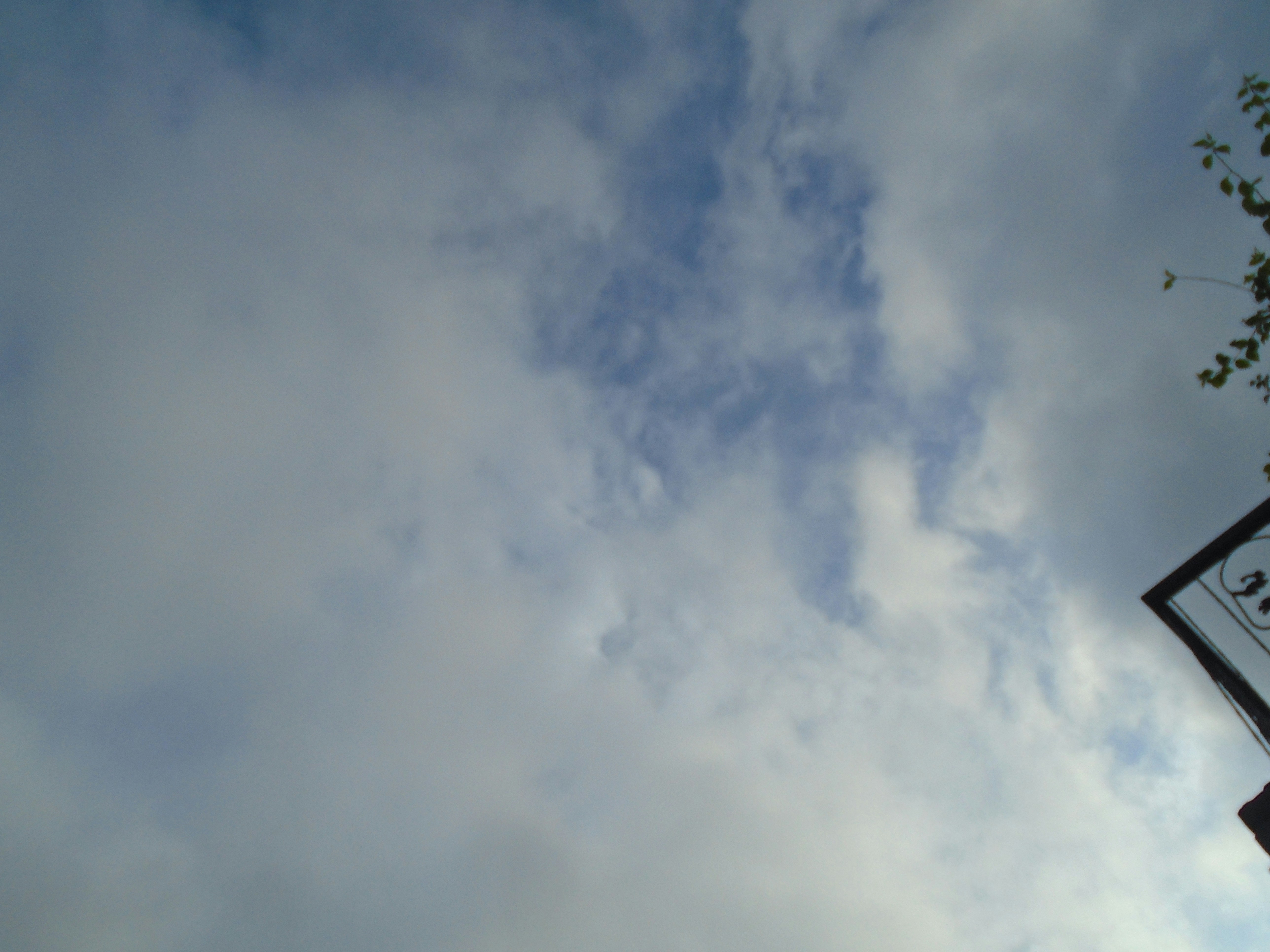 Sky Patchwork over a Cornered Building Edge
