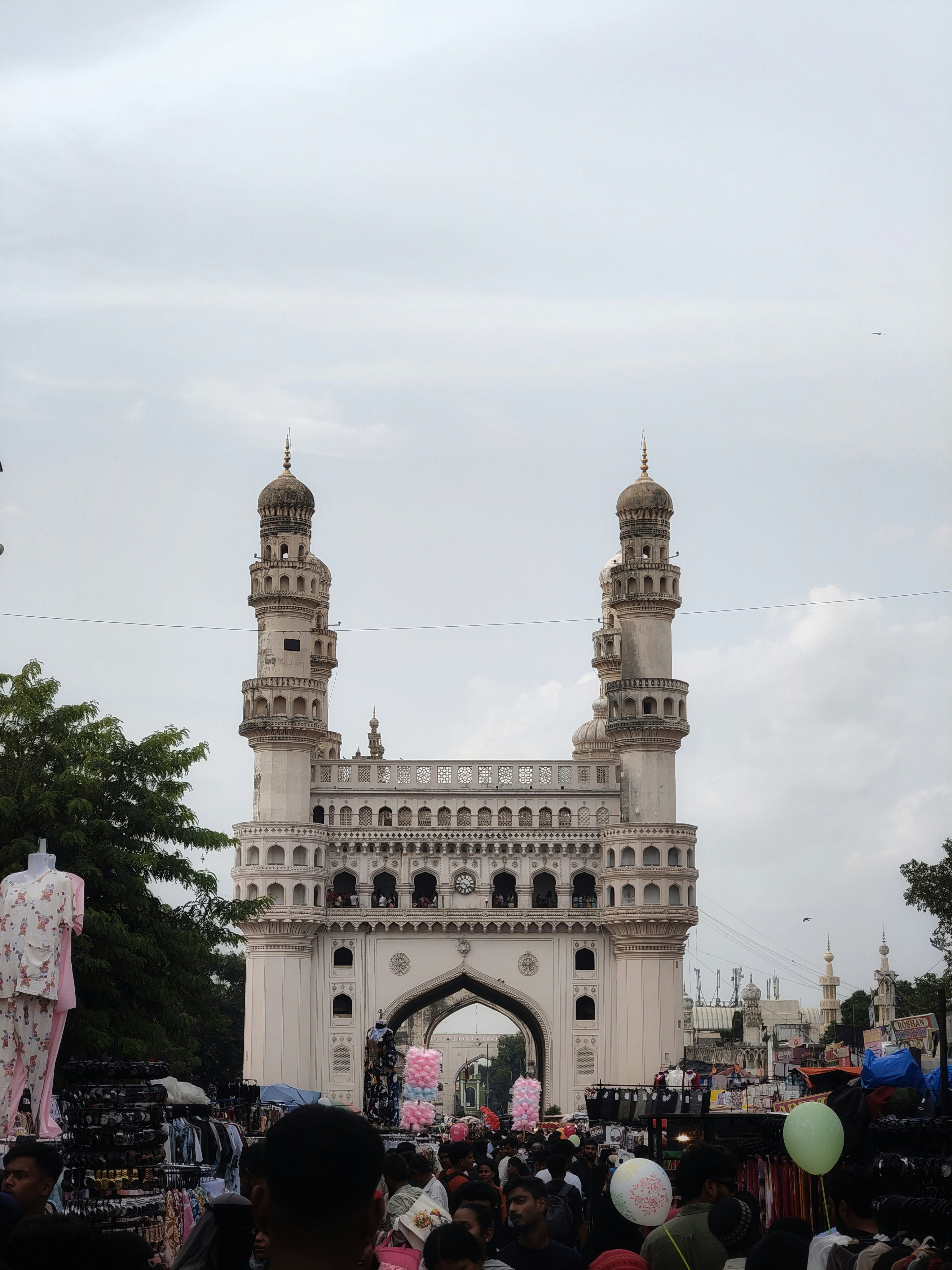 The Charminar Under a Composite Sky