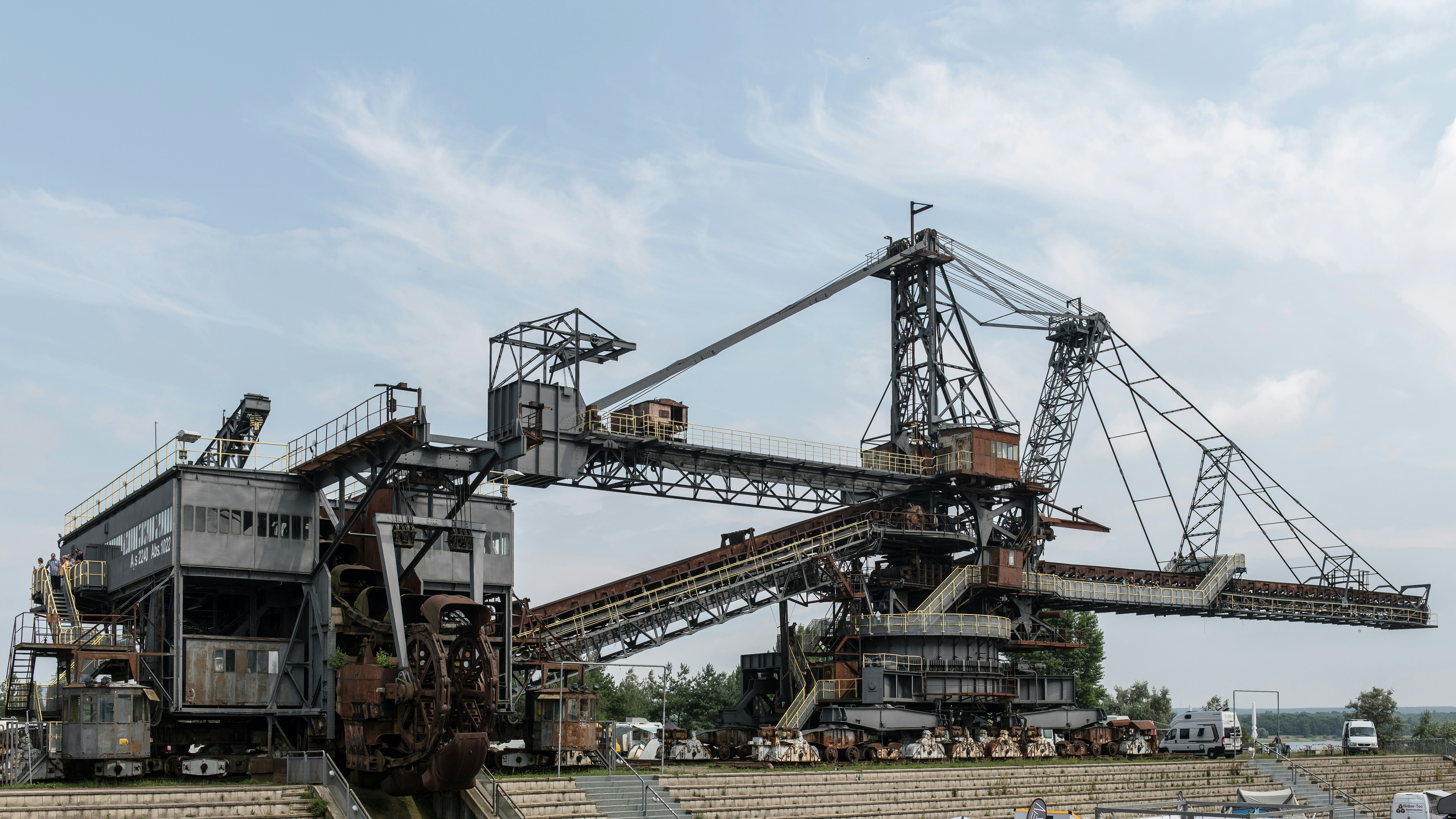 Industrial Colossus: A silent trek of girders and conveyors