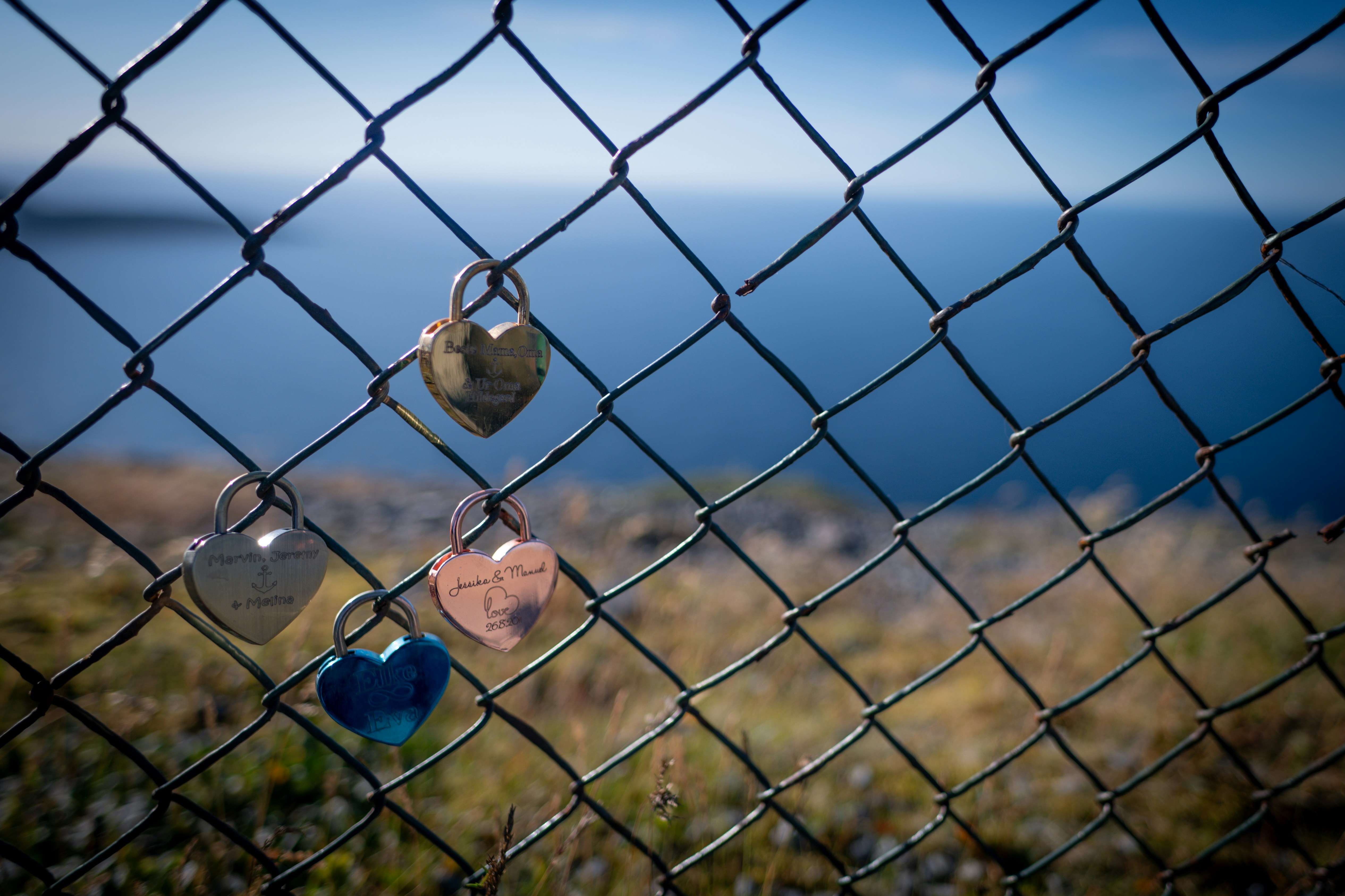 Lock of Promise on the Cliffside Fence