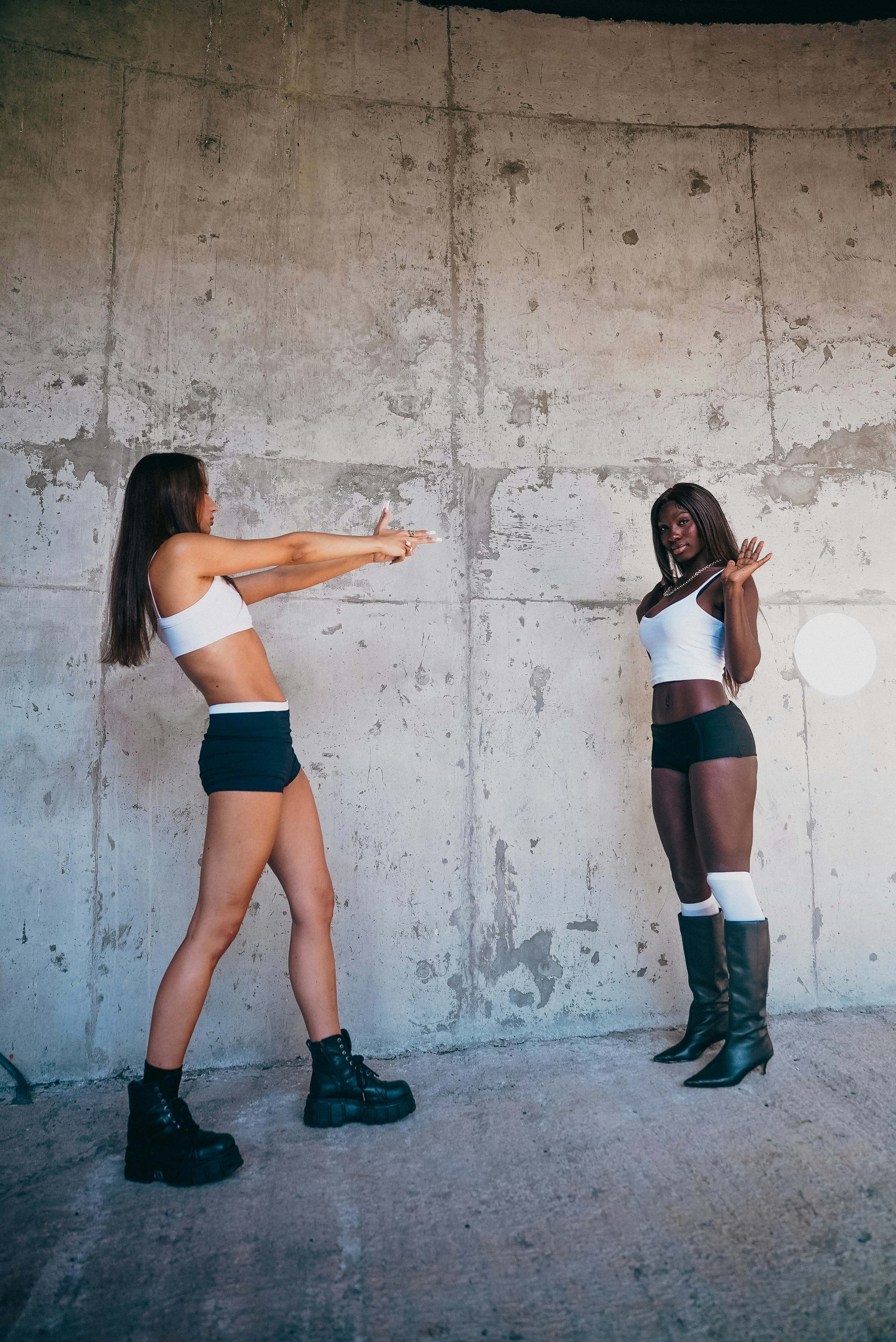 Dual Stance: Forward Pose in an Industrial Space
