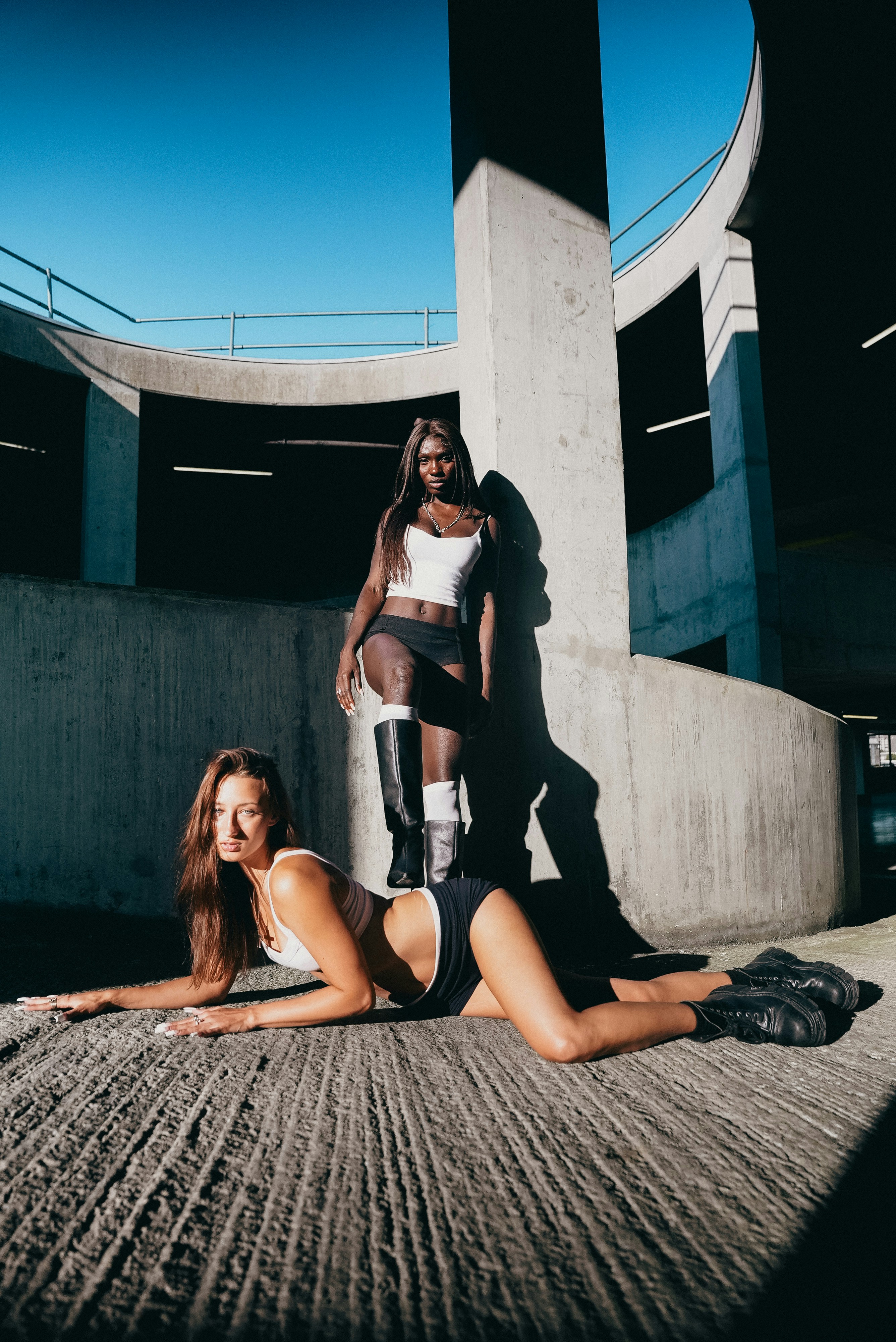 Urban Light: Dual Pose Under Concrete Bridges