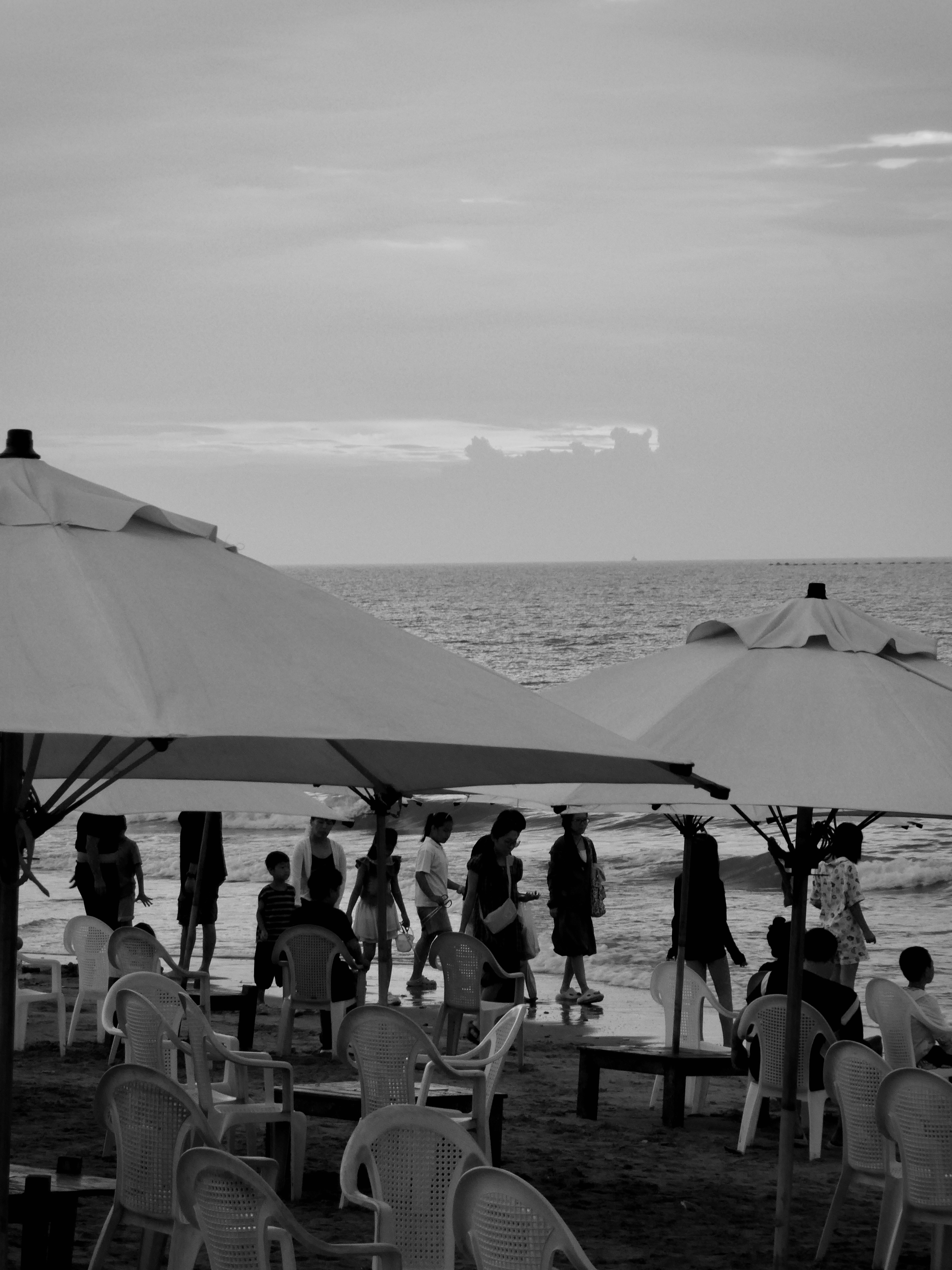 Shoreline Assembly Under Umbrella Canopy