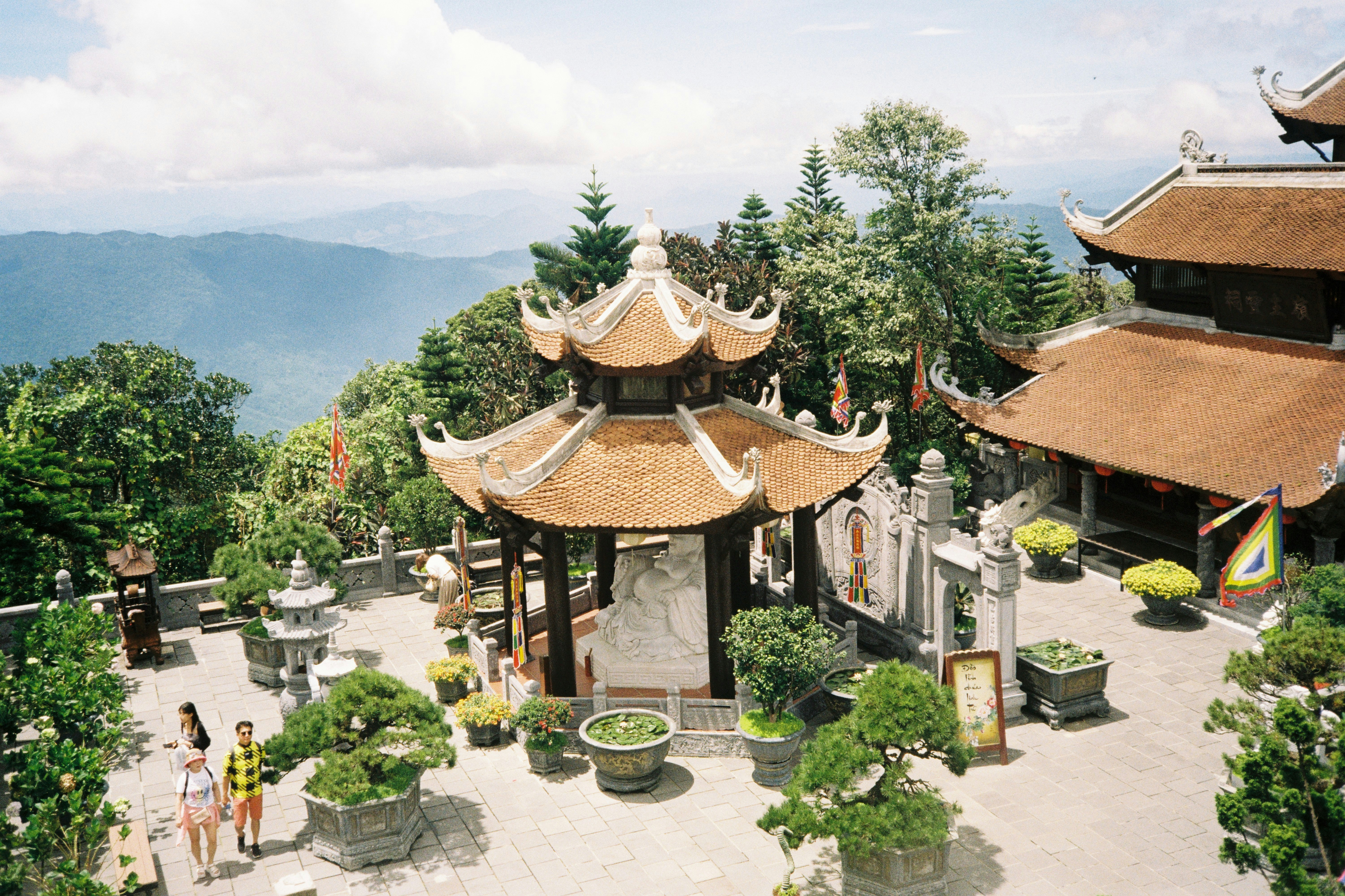 Temple Terraces in the Misty Hills