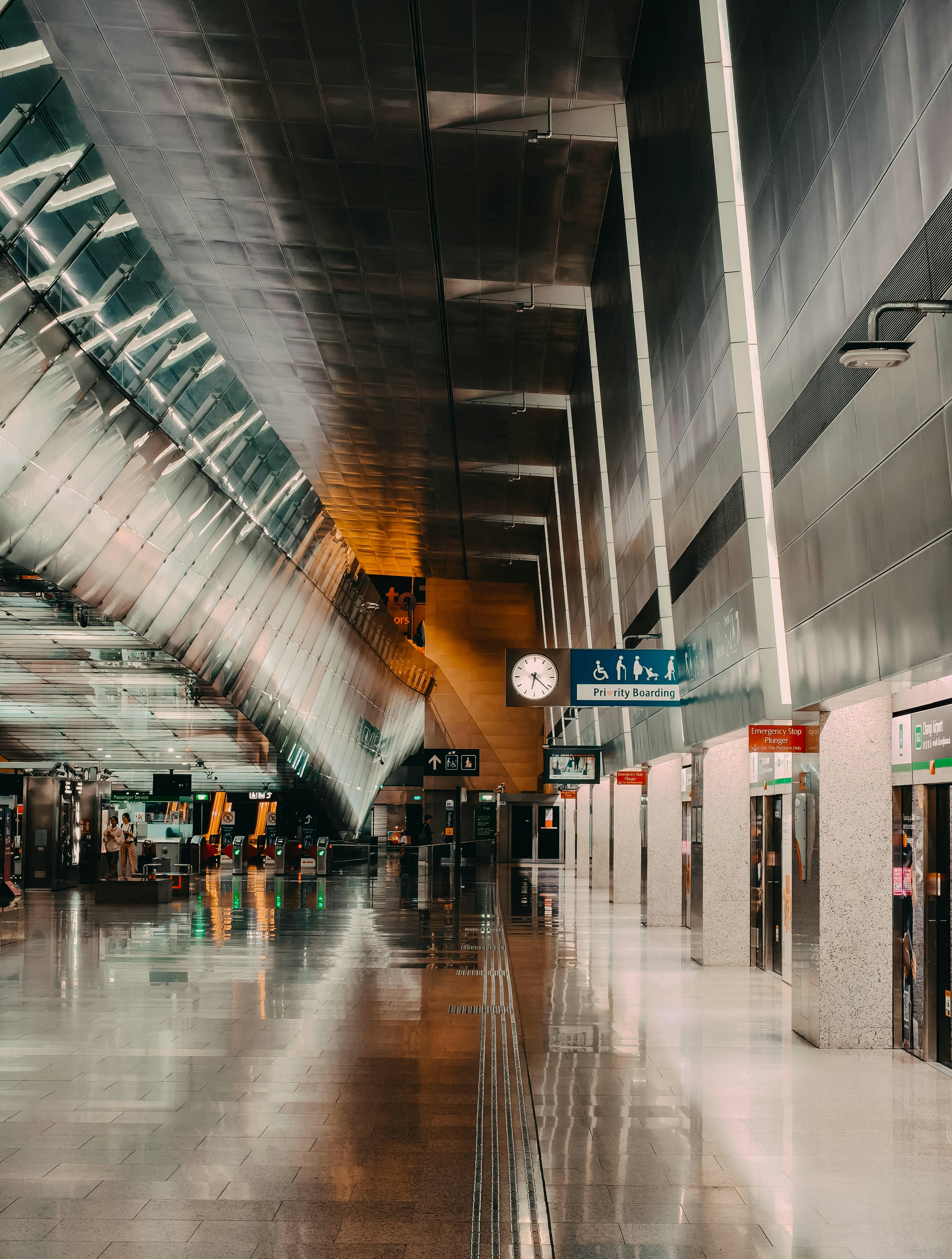 Midnight Transit: A Quiet Moment in the Modern Terminal
