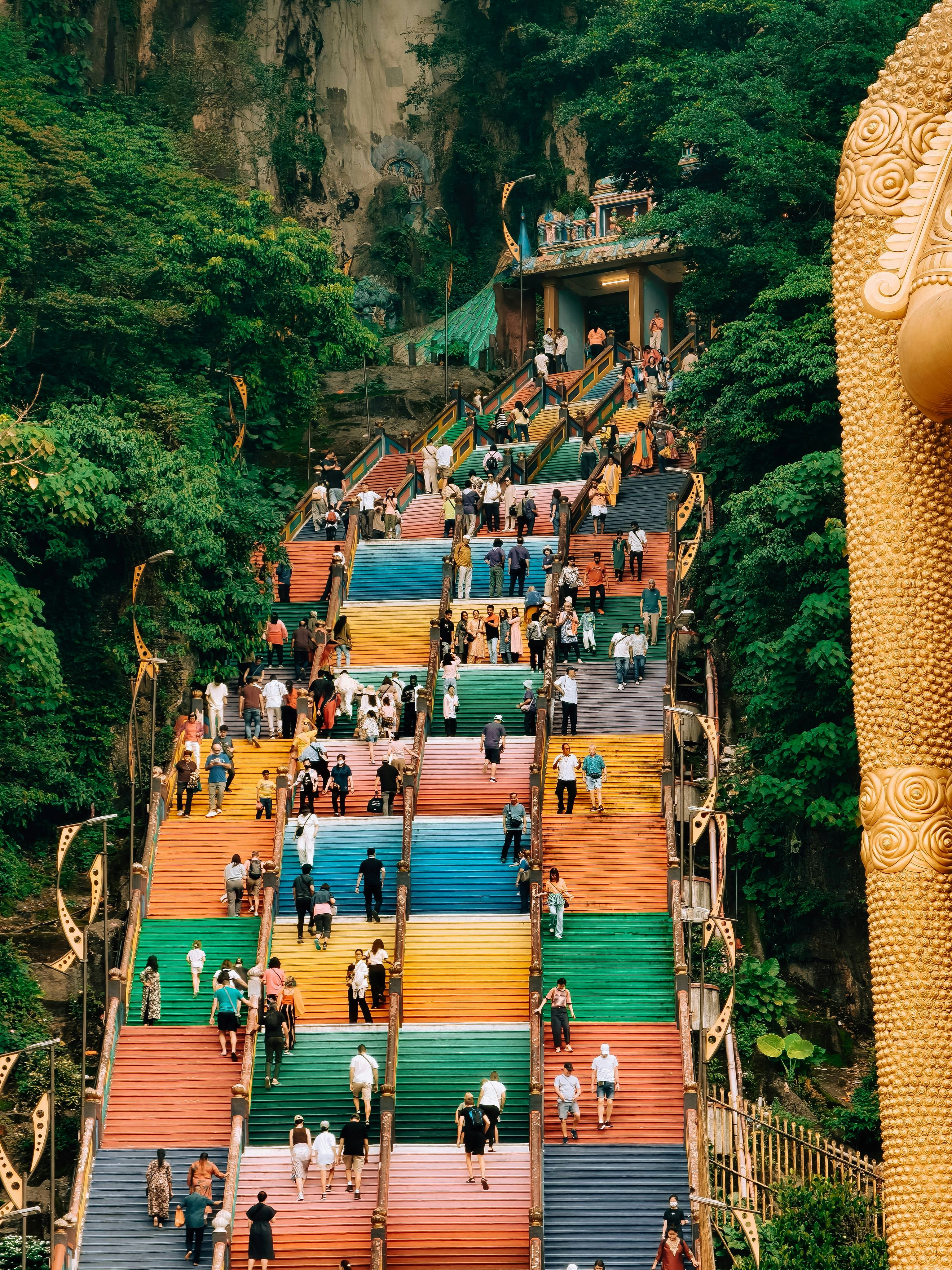 Rainbow Steps to the Sacred Gate