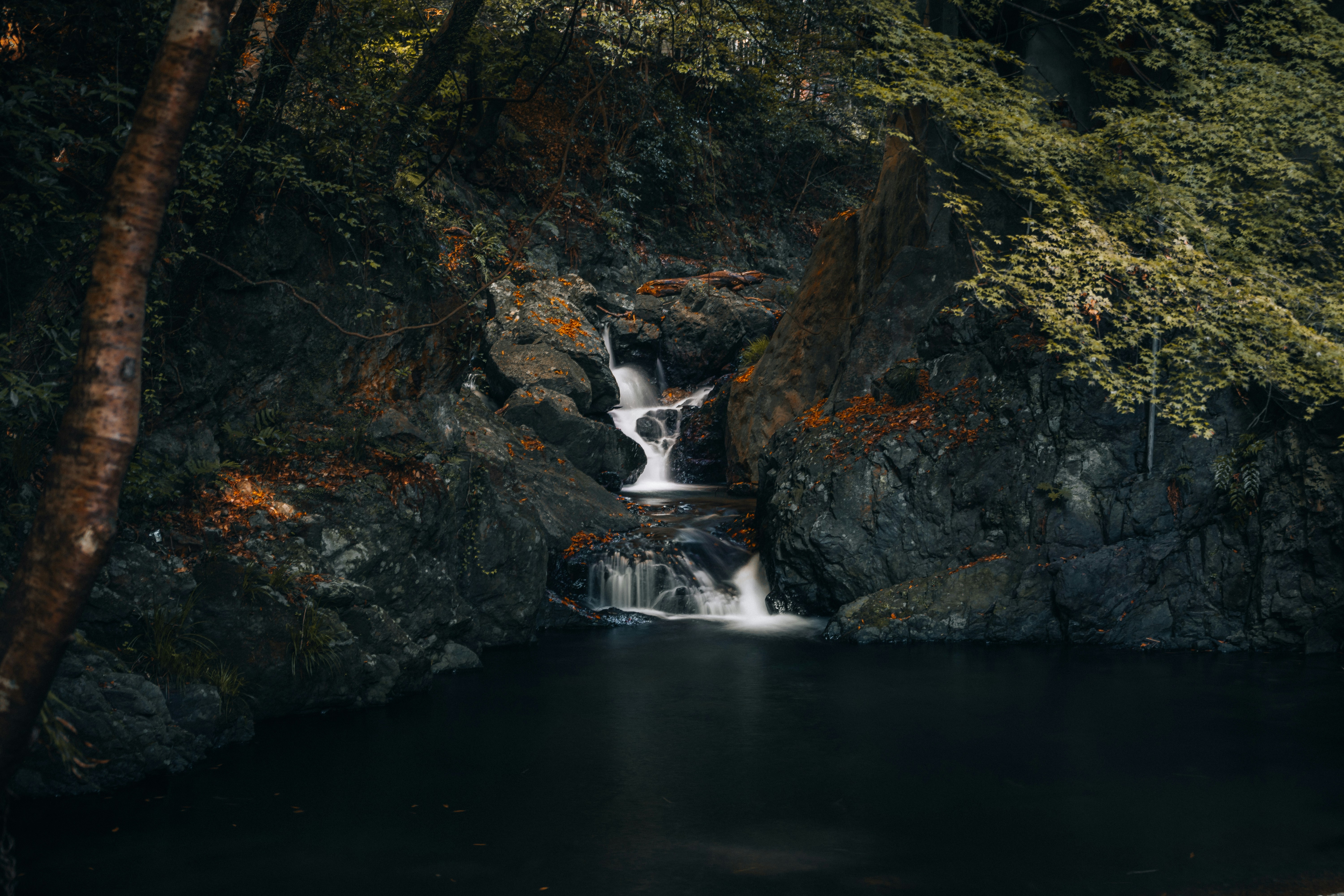 Whispering Cascade at Dusk