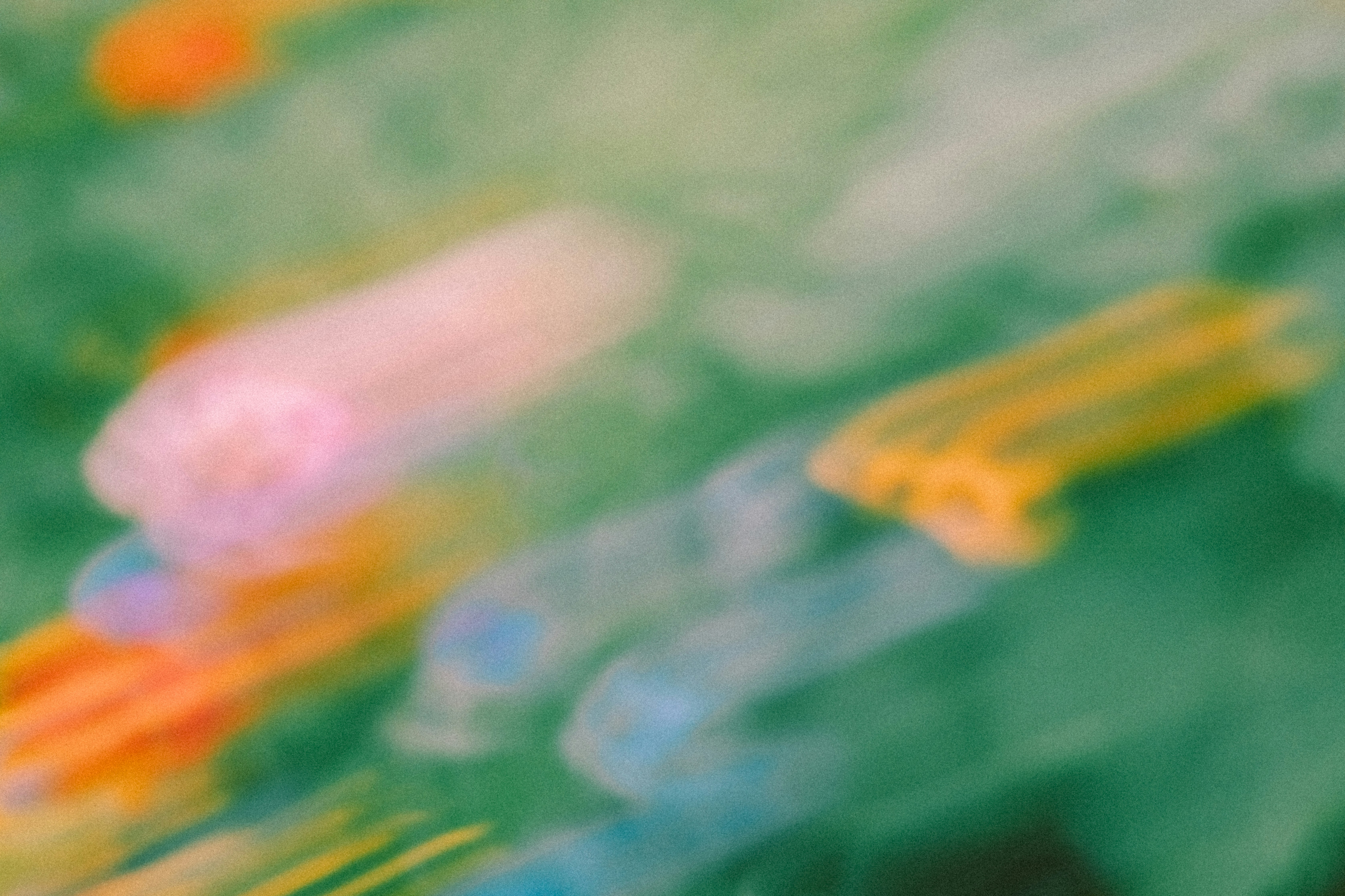 Blurred Neon Currents: A Palette of Moving Light