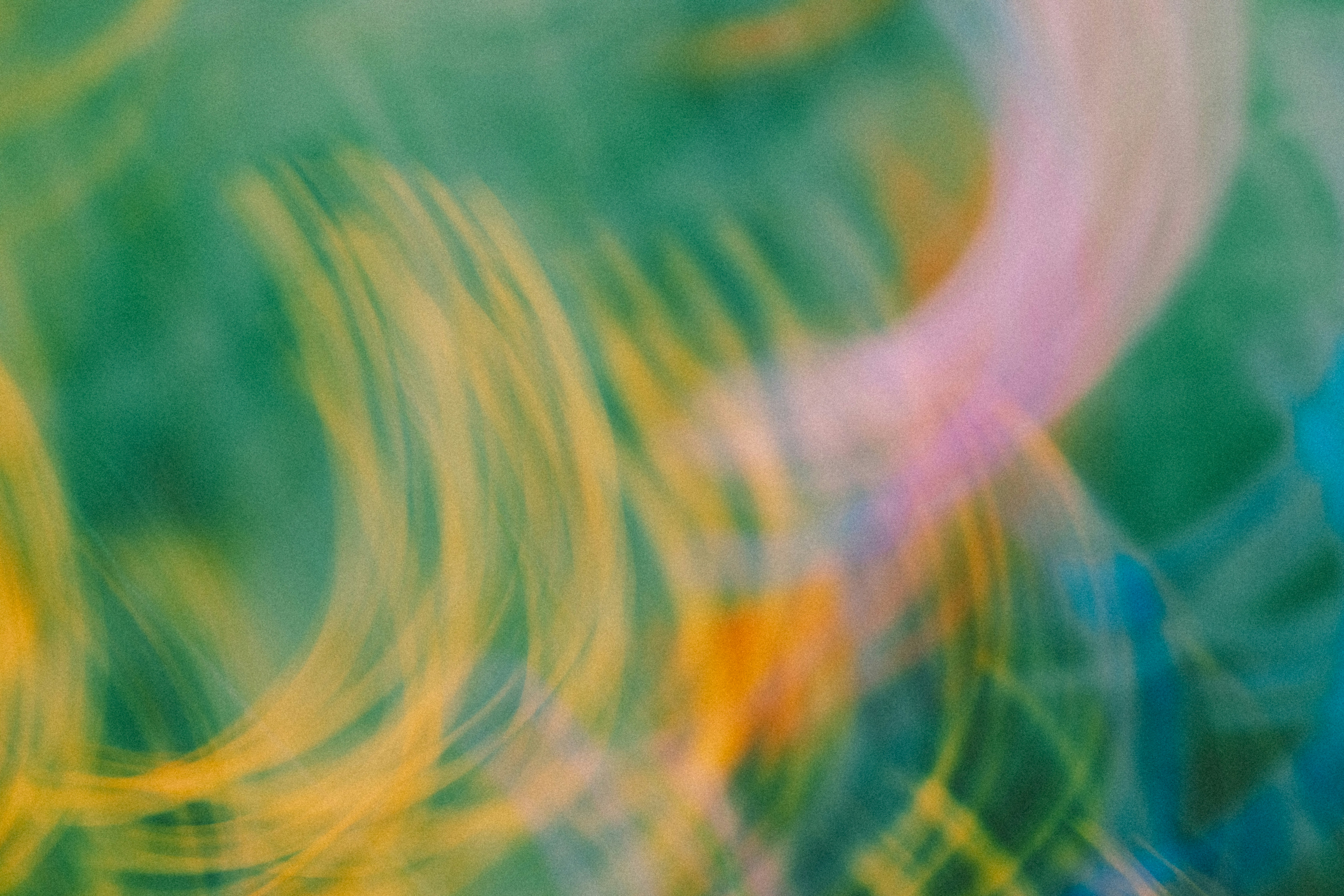 Colorful swirl: abstract motion of lenses and light