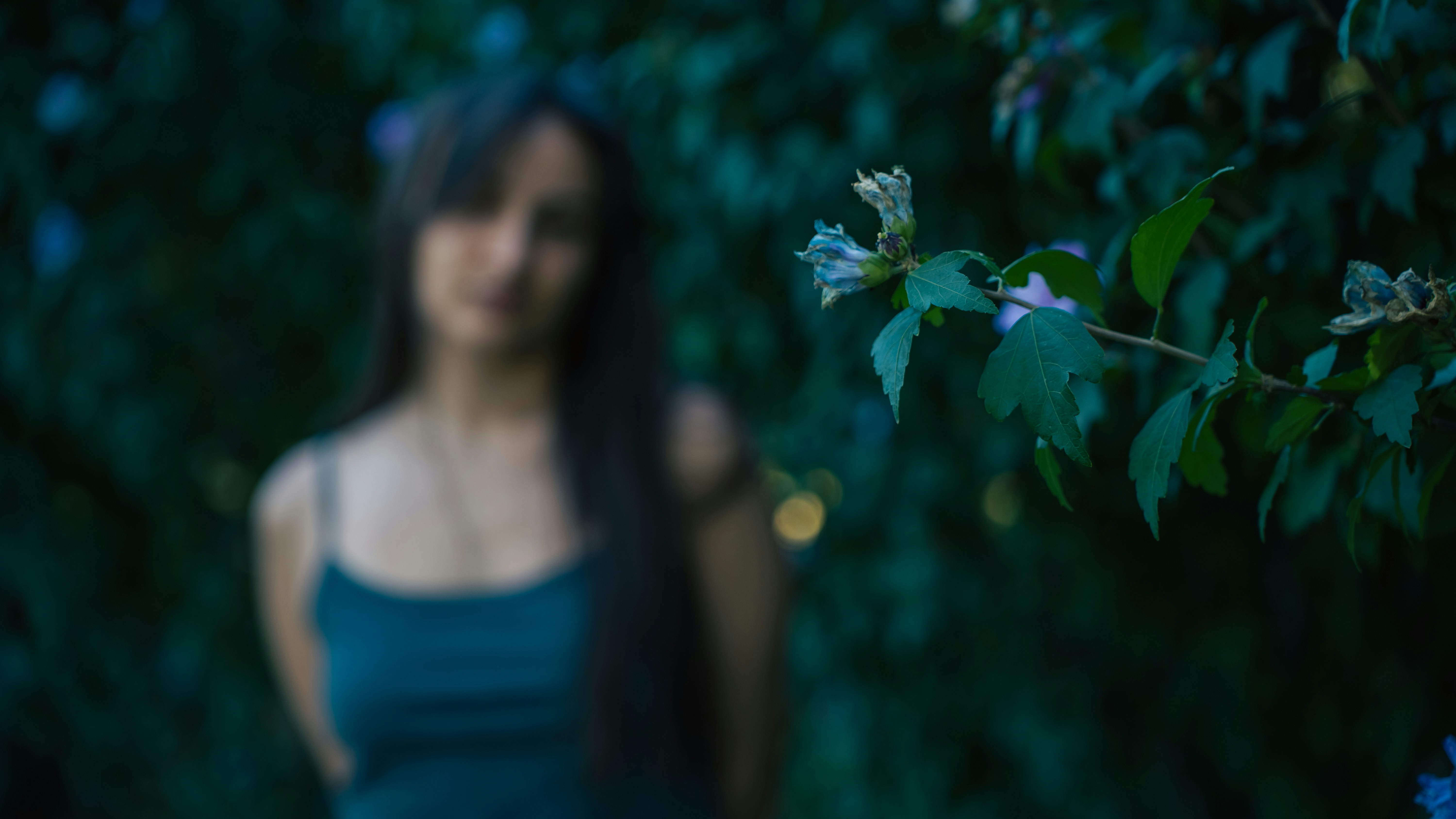 Shadowed Gardener: a Quiet Portrait in Evening Light