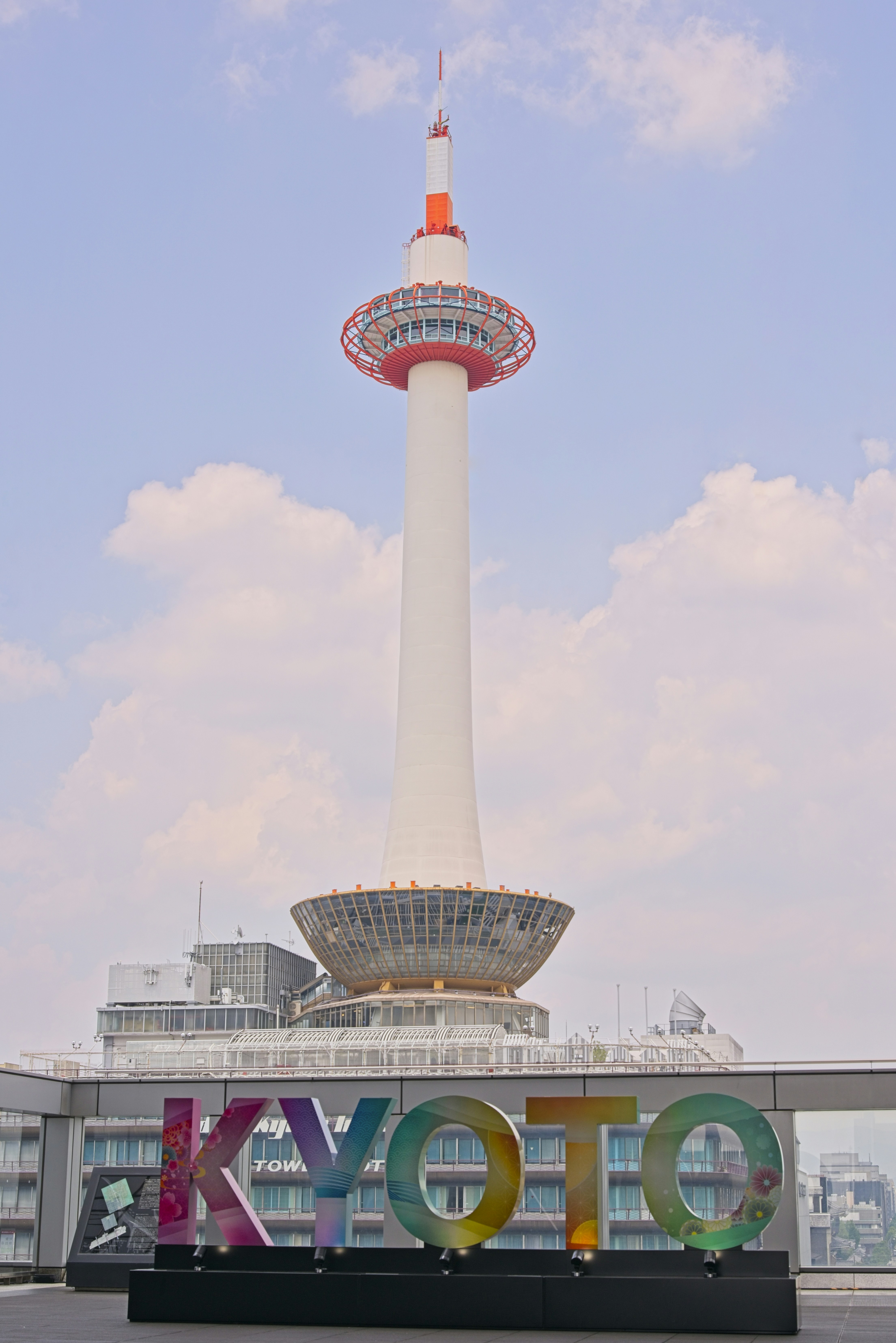 Tokyo Skyline Icon: The Skytree Rising Above a Multicolored Welcome