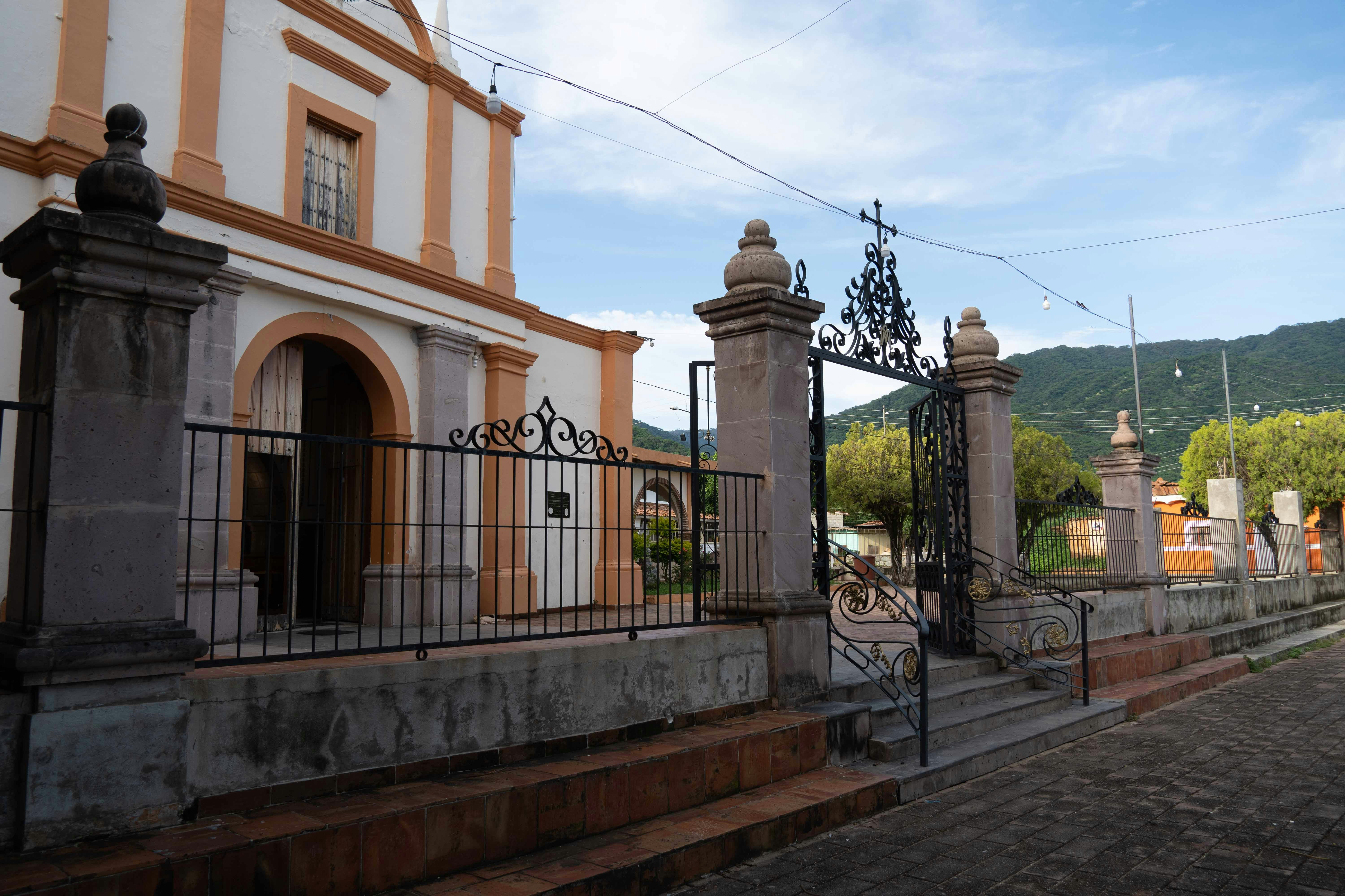 Gateway to the Sunlit Chapel Courtyard