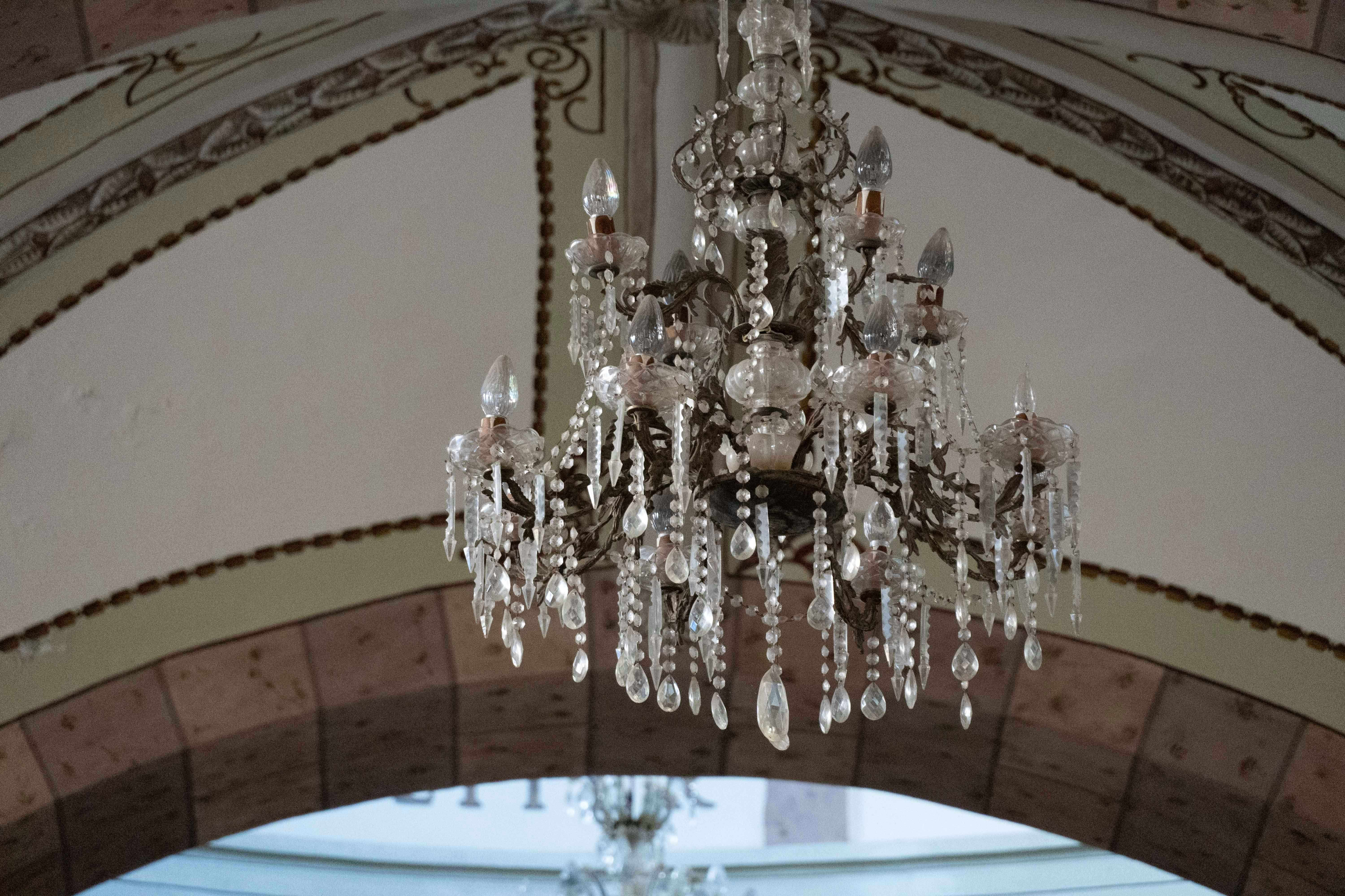 Crystal Constellation Hanging Above the Archway