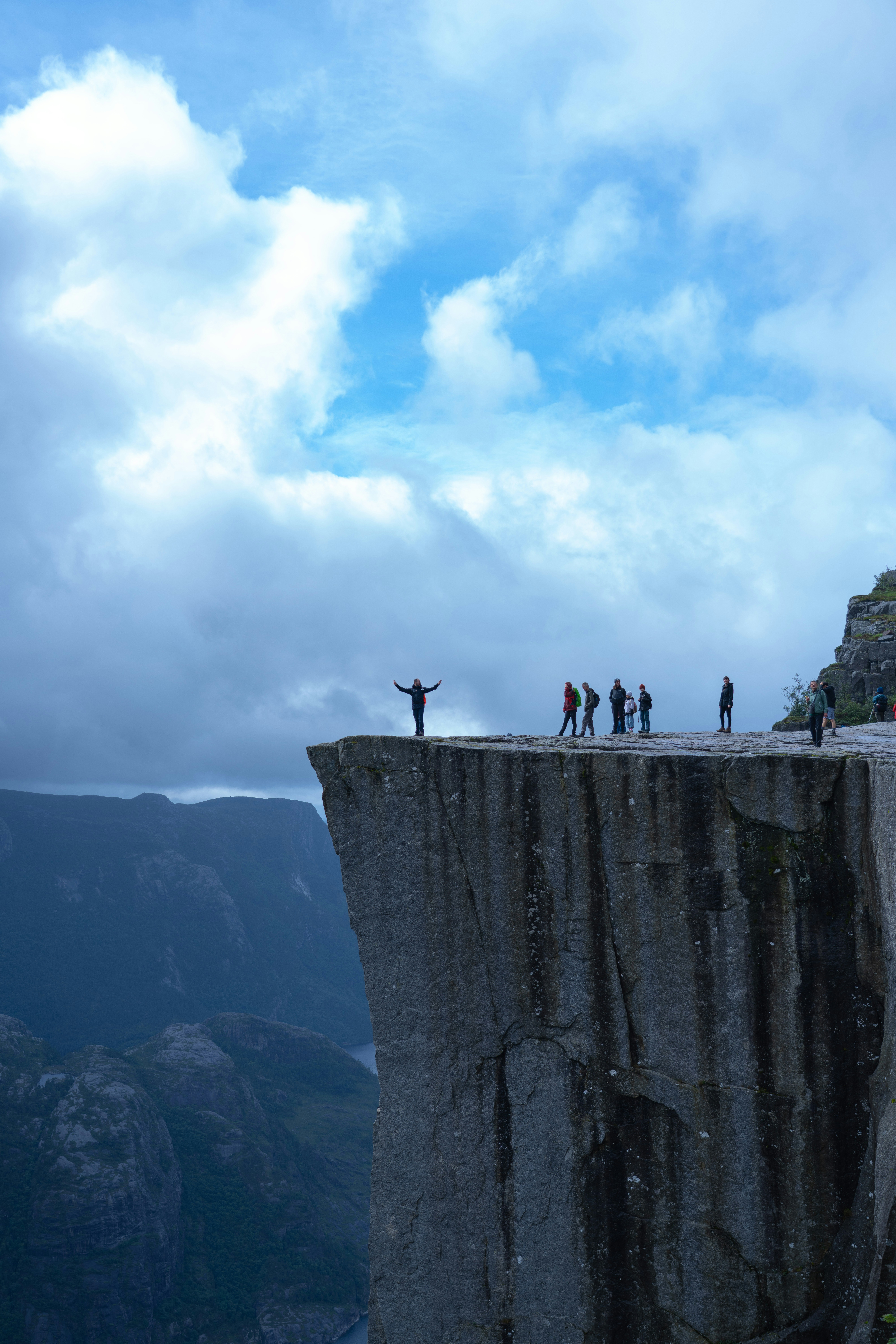 Leaping Edge: A Group at the Tip of a Cliff